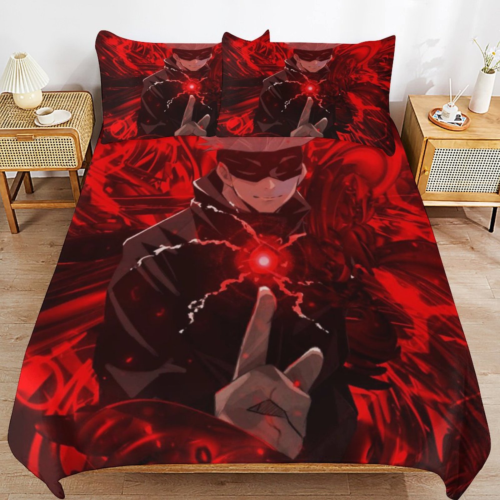 Jujutsu Kaisen Satoru Gojo Bed Duvet Cover Microfiber Bedding Sets 3D ...