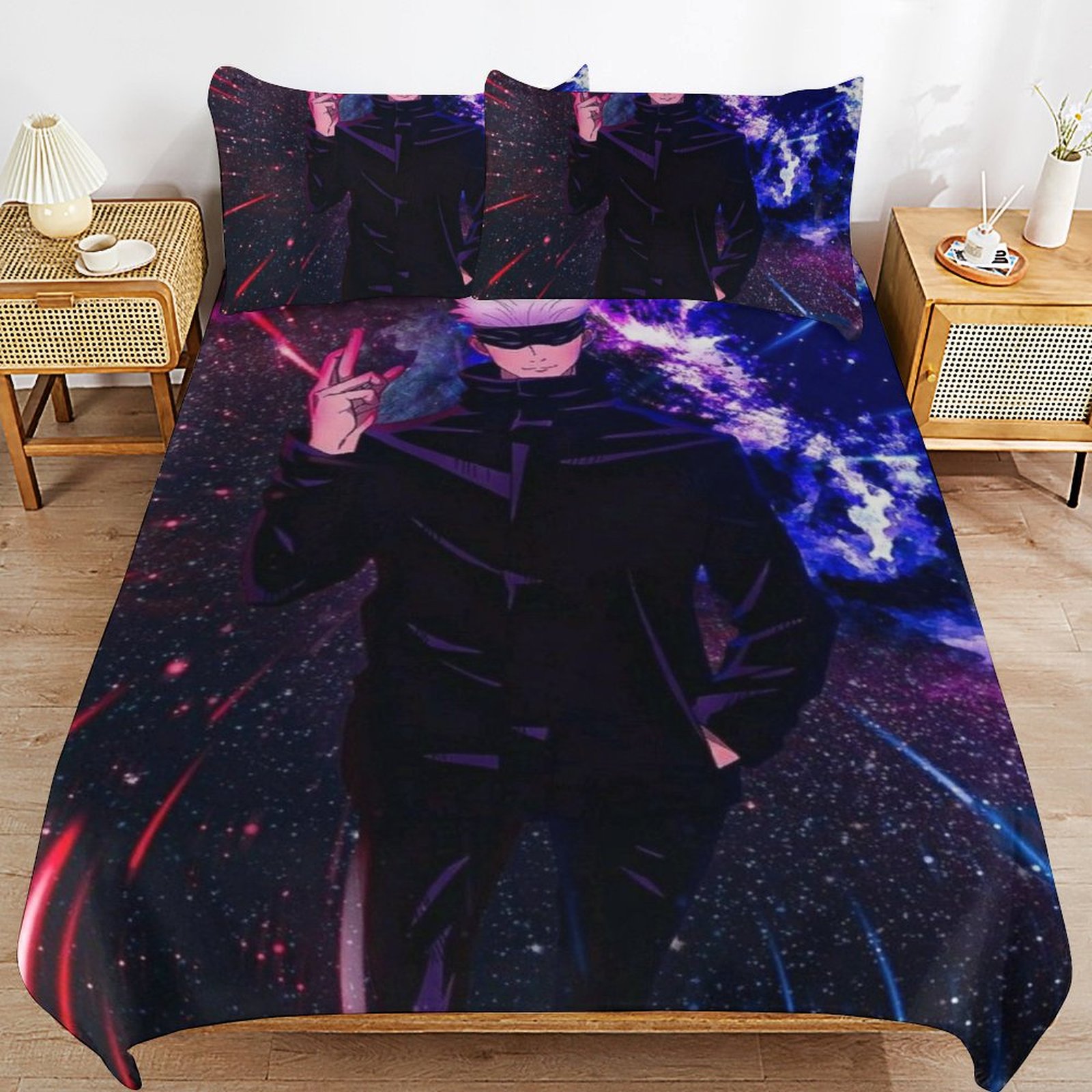 Jujutsu Kaisen Satoru Gojo Bed Duvet Cover Microfiber Bedding Sets 3D ...