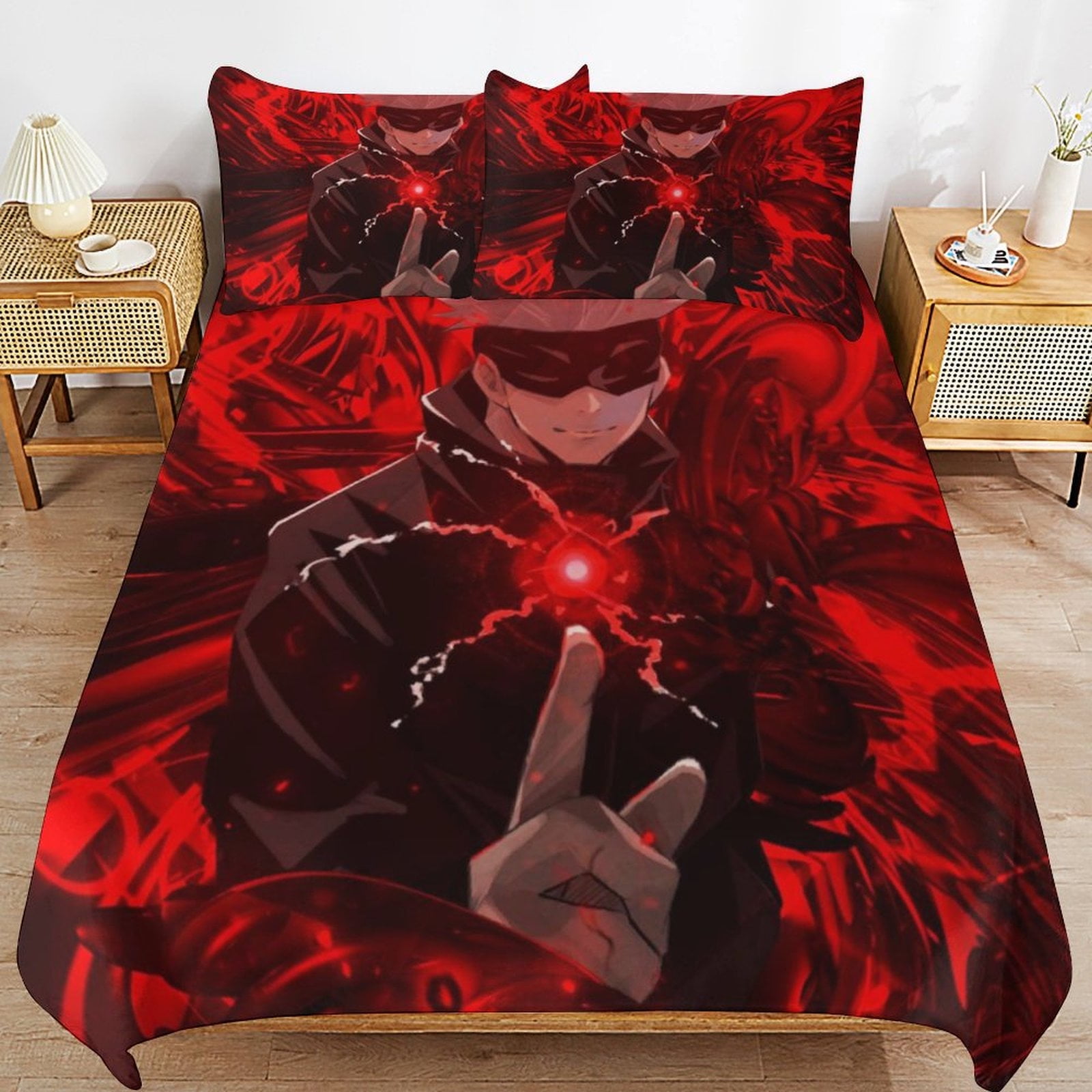 Jujutsu Kaisen Satoru Gojo Bed Duvet Cover Microfiber Bedding Sets 3D ...
