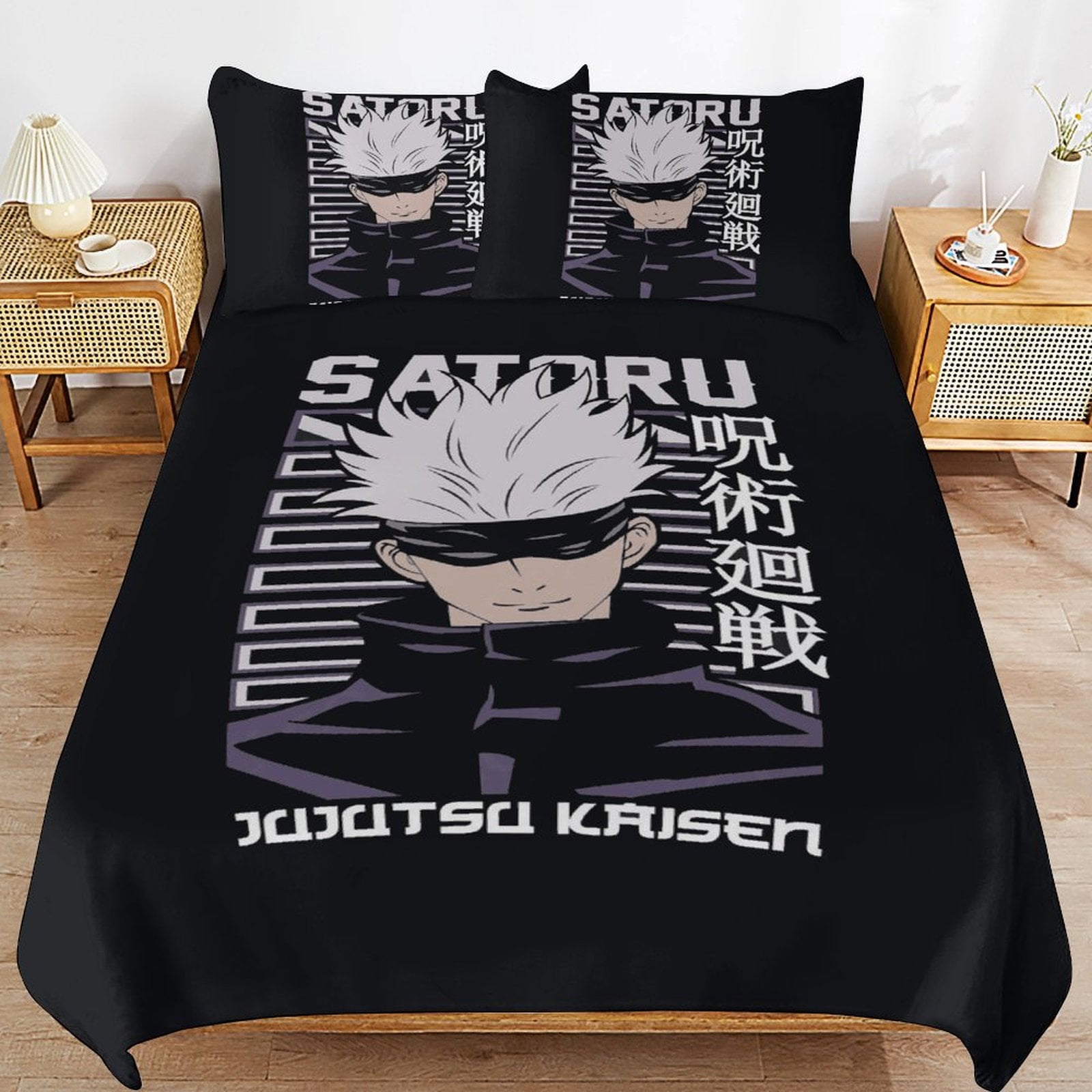Jujutsu Kaisen Satoru Gojo Bed Duvet Cover Microfiber Bedding Sets 3D ...
