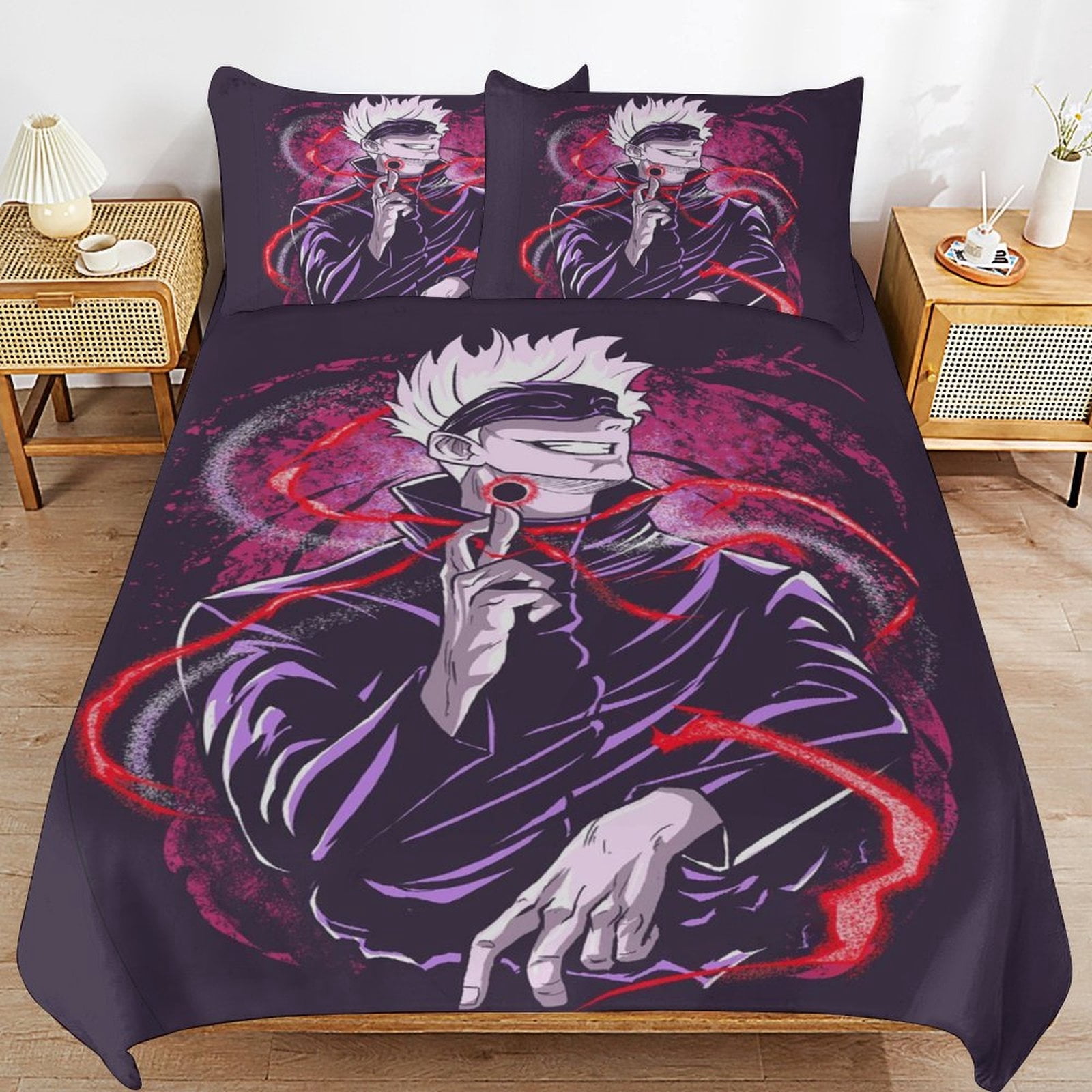 Jujutsu Kaisen Satoru Gojo Bed Duvet Cover Microfiber Bedding Sets 3D ...