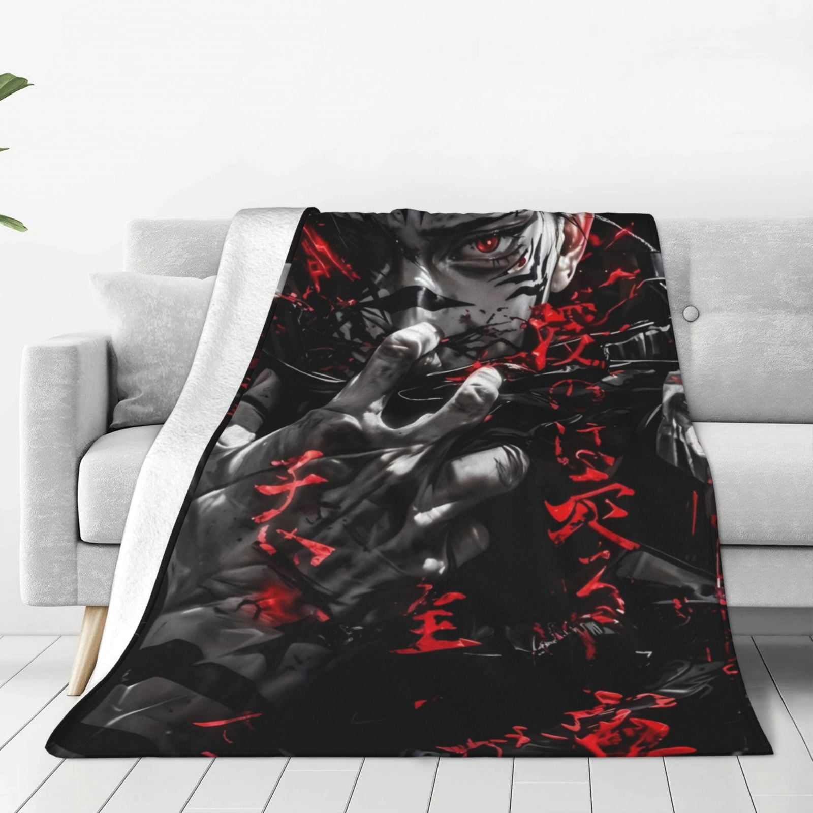 Jujutsu Kaisen Satoru Gojo Blankets Flannel Fleece Warm Soft Throw ...