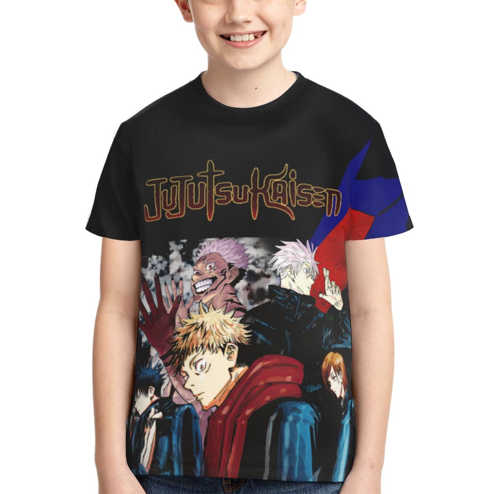 Jujutsu Kaisen Satoru Gojo Boys Girls T Shirt Kids Short Sleeve ...