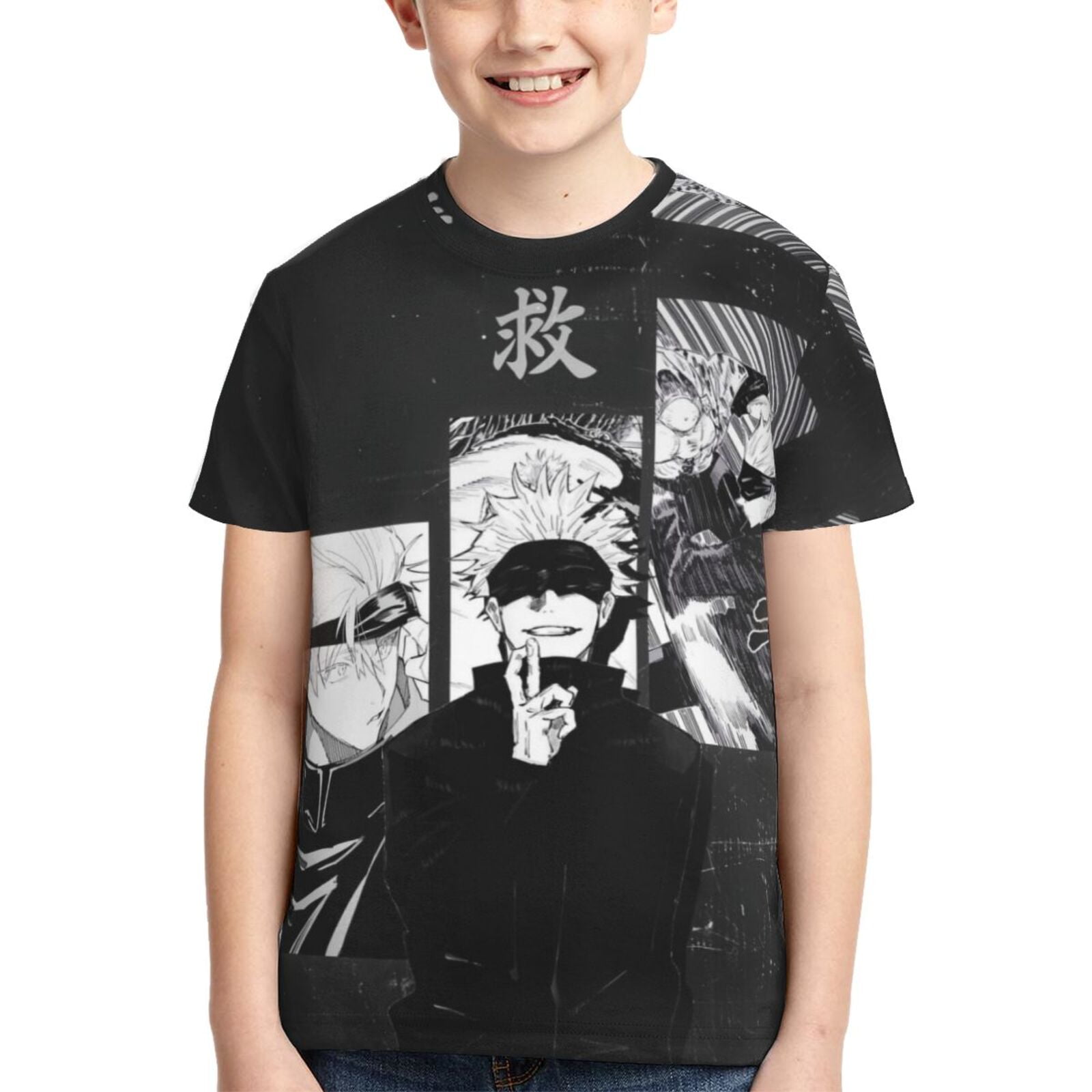 Jujutsu Kaisen Satoru Gojo Boys Girls T Shirt Kids Short Sleeve ...