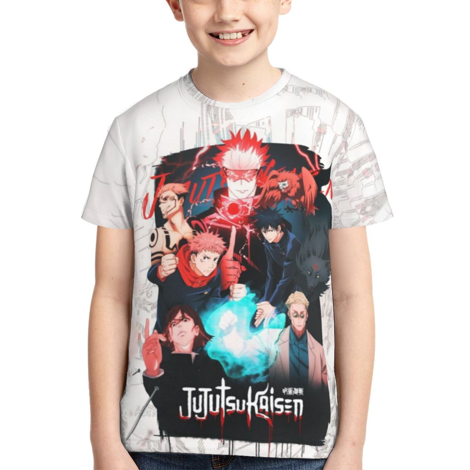 Jujutsu Kaisen Satoru Gojo Boys Girls T Shirt Kids Short Sleeve ...