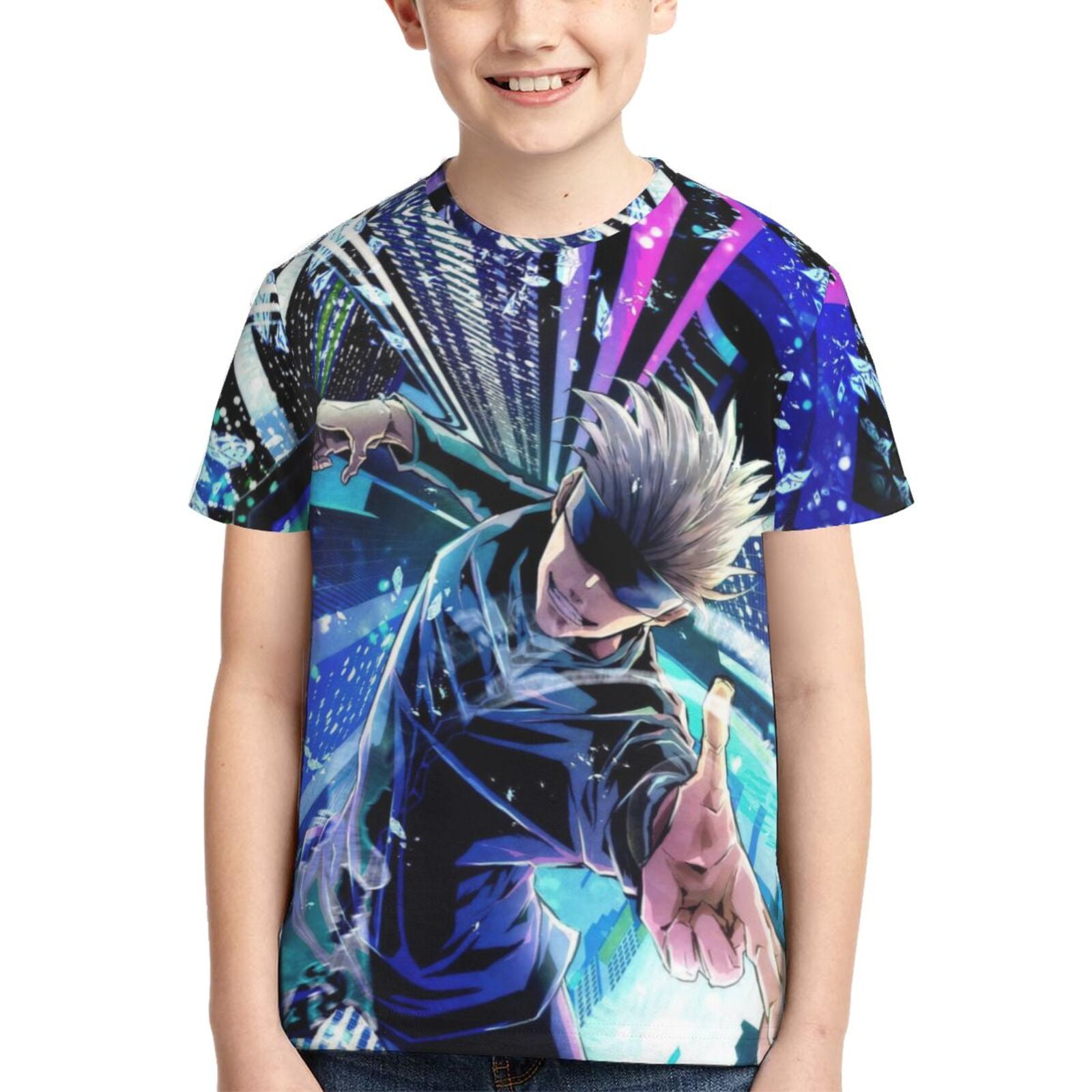 Jujutsu Kaisen Satoru Gojo Boys Girls T Shirt Kids Short Sleeve ...