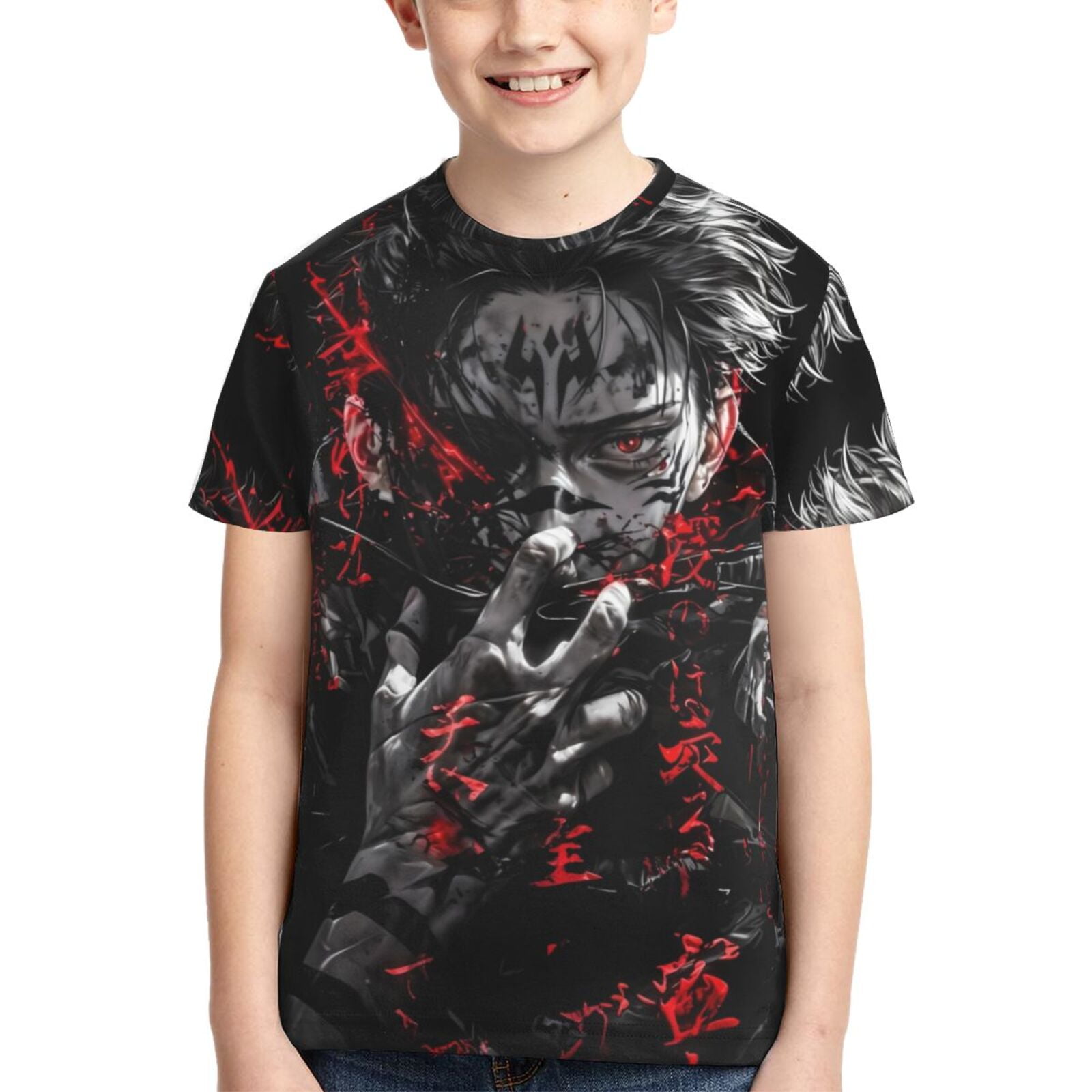 Jujutsu Kaisen Satoru Gojo Boys Girls T Shirt Kids Short Sleeve ...