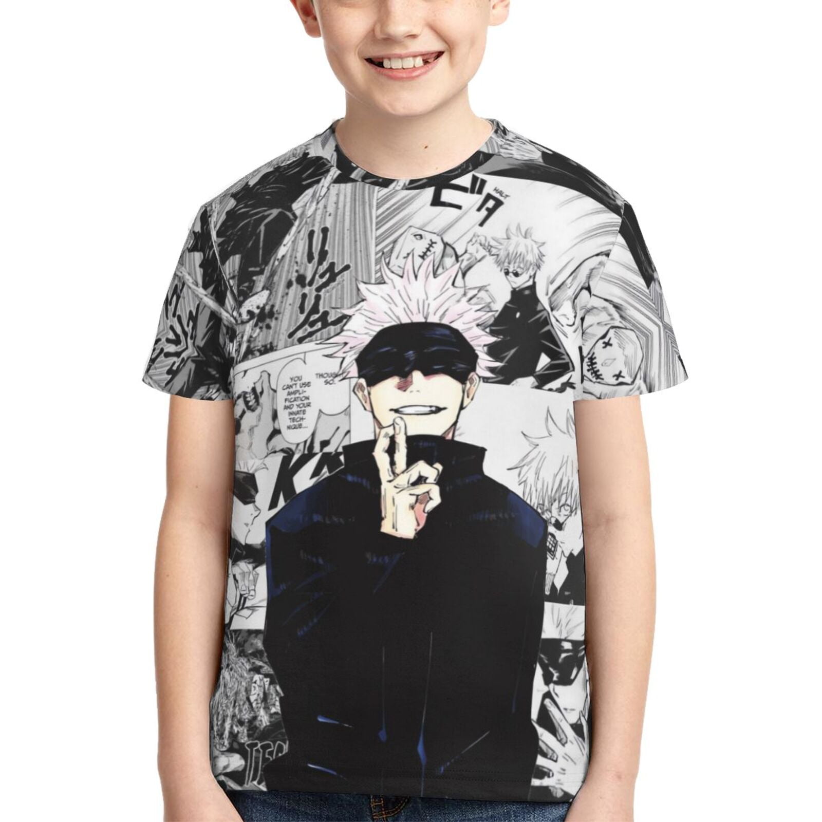 Jujutsu Kaisen Satoru Gojo Boys Girls T Shirt Kids Short Sleeve ...
