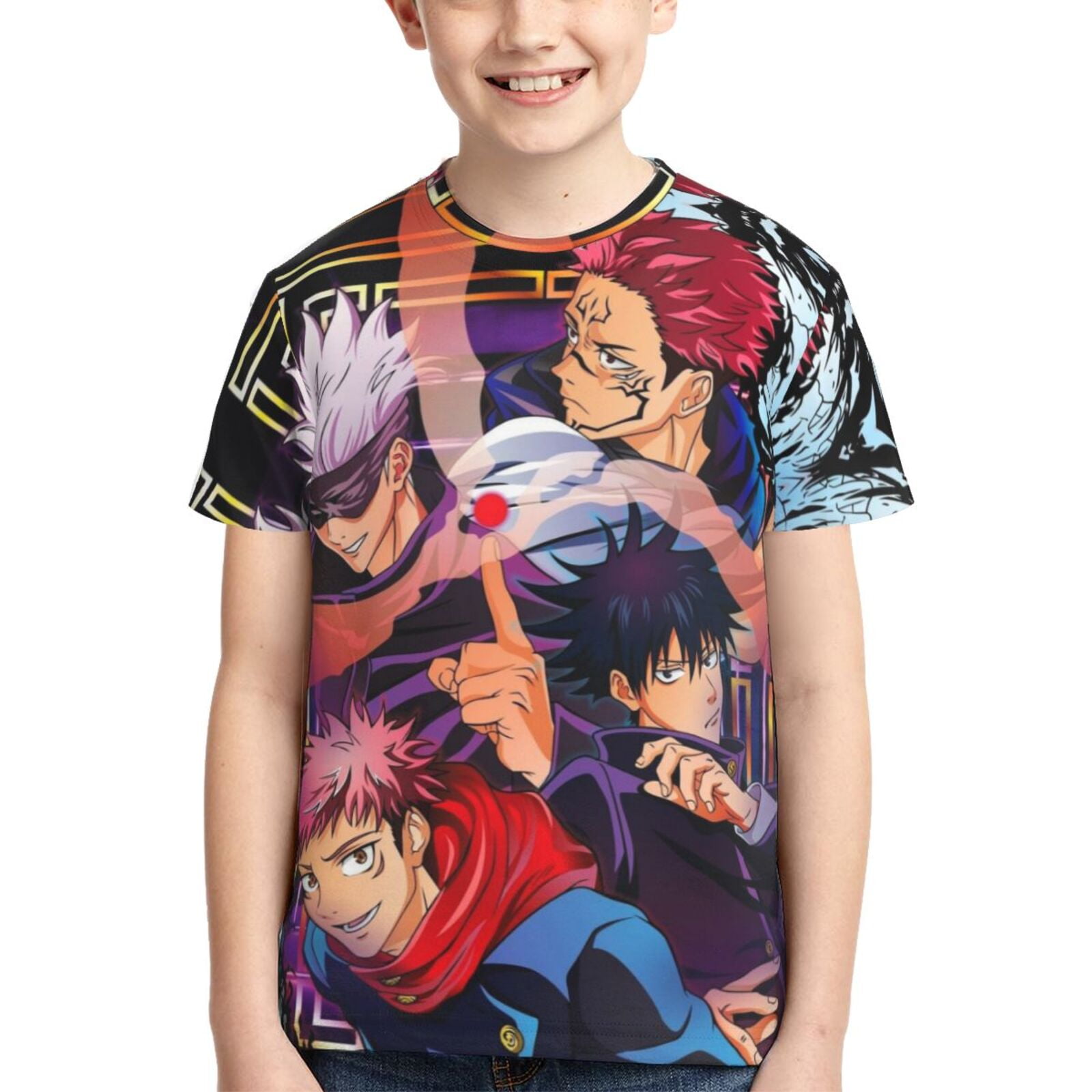 Jujutsu Kaisen Satoru Gojo Boys Girls T Shirt Kids Short Sleeve ...