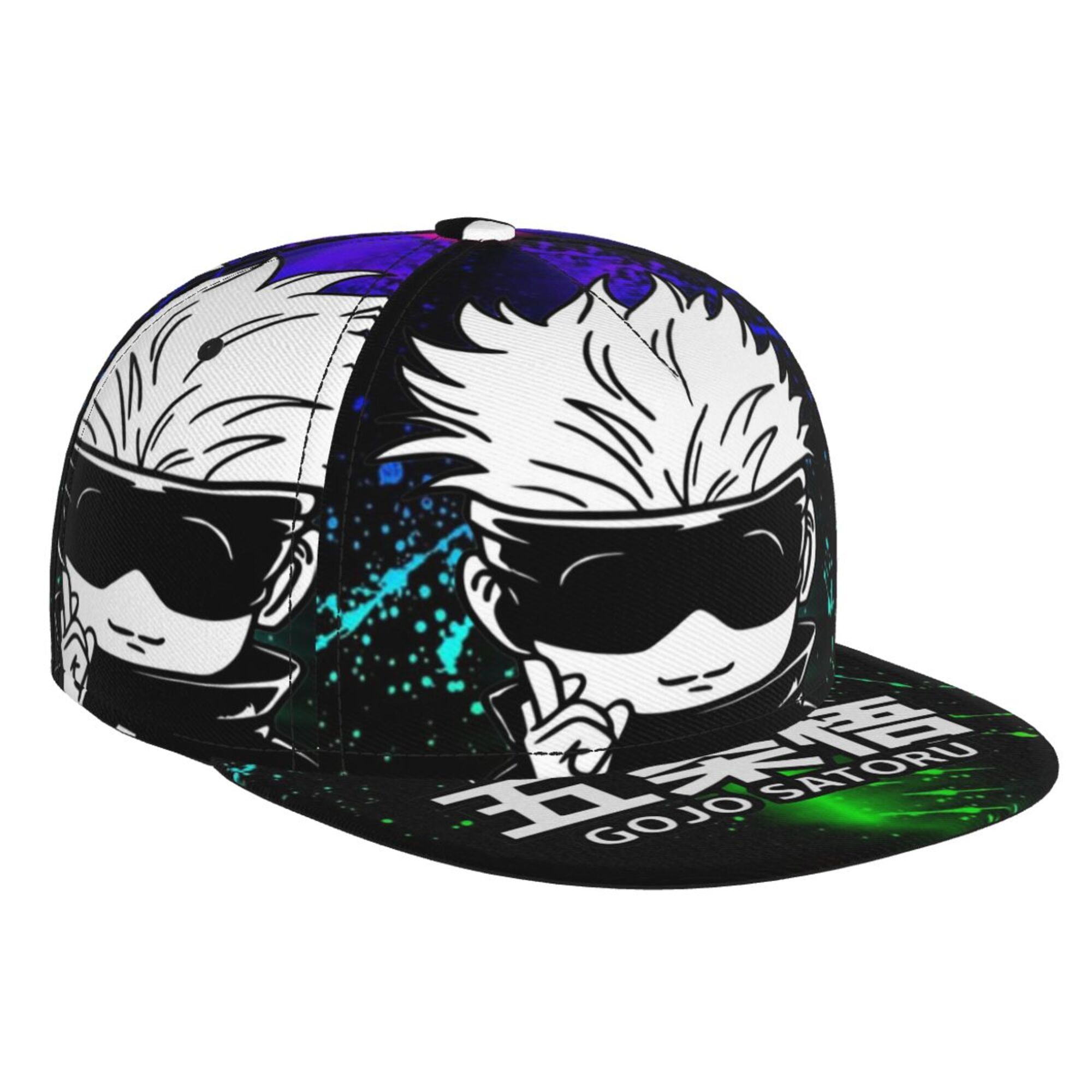 Jujutsu Kaisen Satoru Gojo Brim Bill Baseball Cap Adjustable Snapback ...
