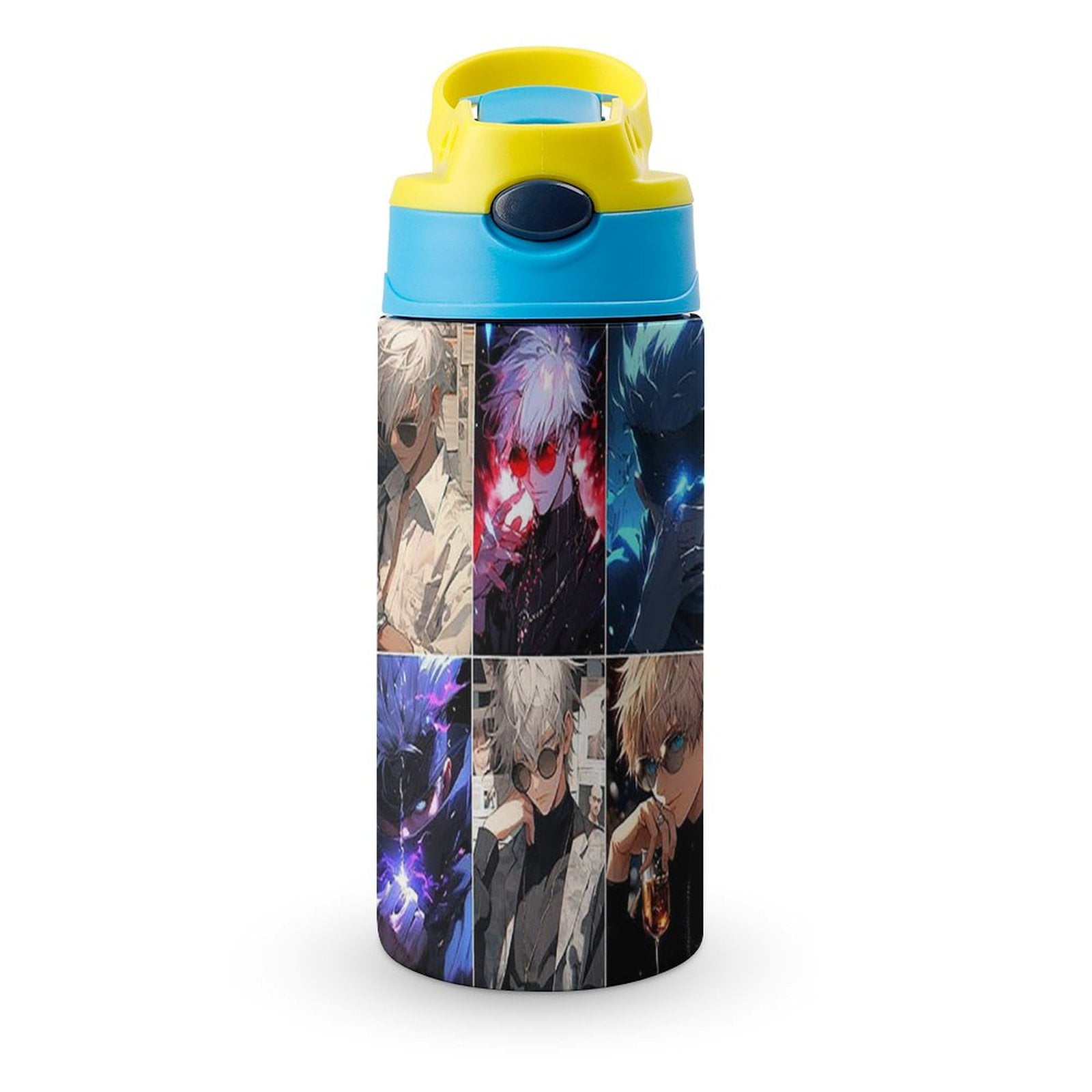 Jujutsu Kaisen Satoru Gojo Water Bottle with Straw Vacuum Insulated ...