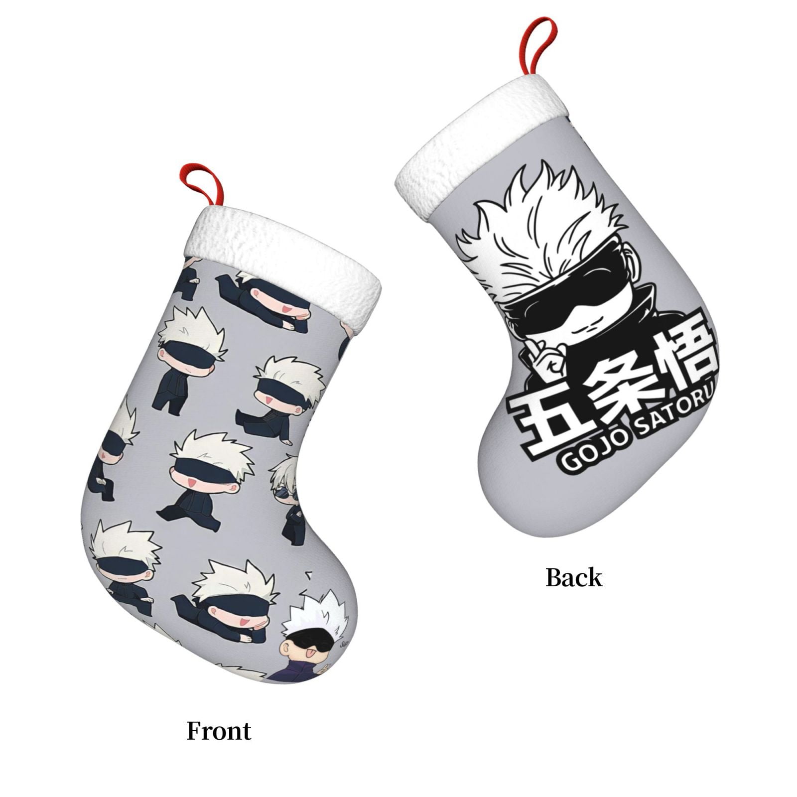 Jujutsu Kaisen Satoru Gojo Christmas Stocking Home Decor Hanging Socks ...