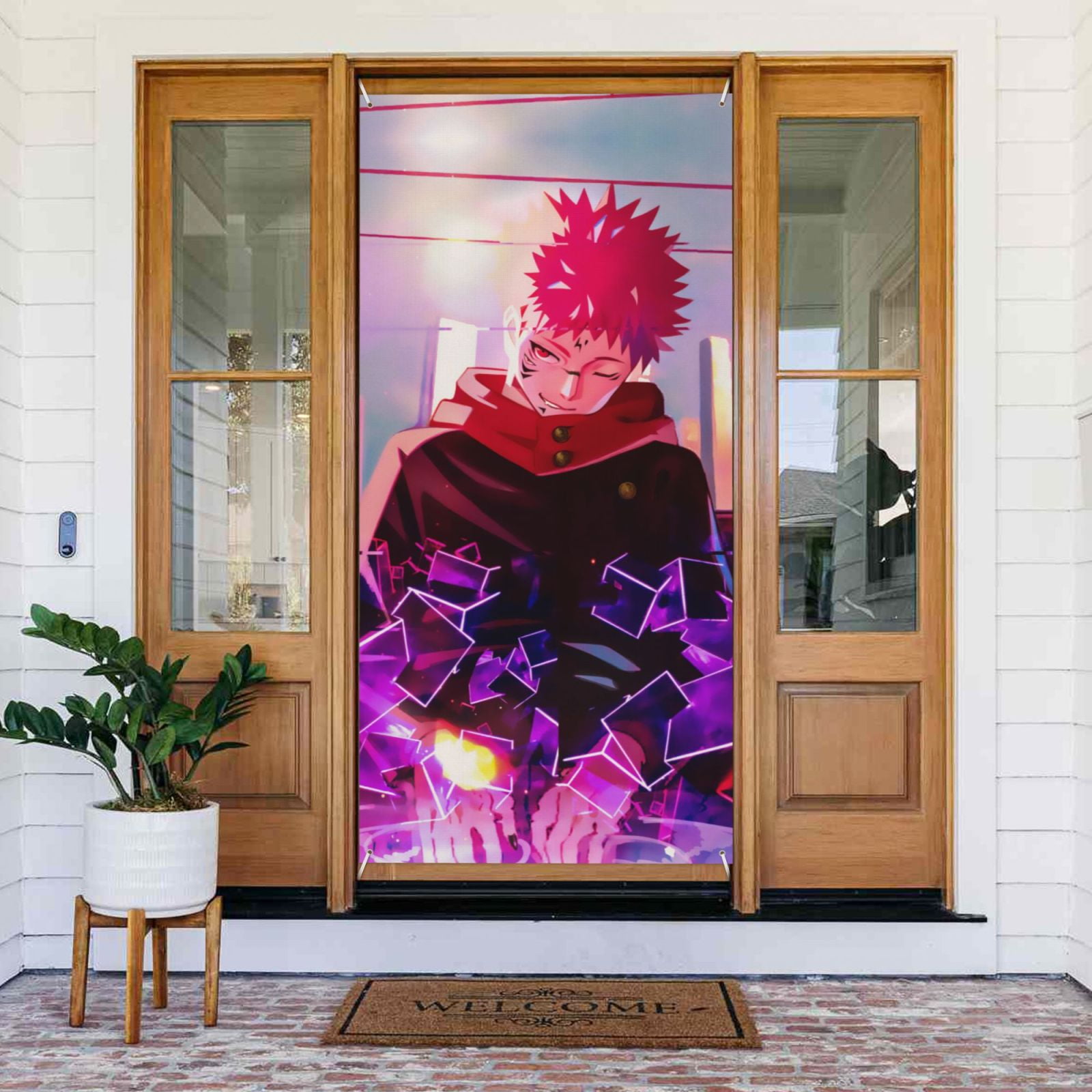 Jujutsu Kaisen Satoru Gojo Door Cover Decorations Door Banner Porch ...