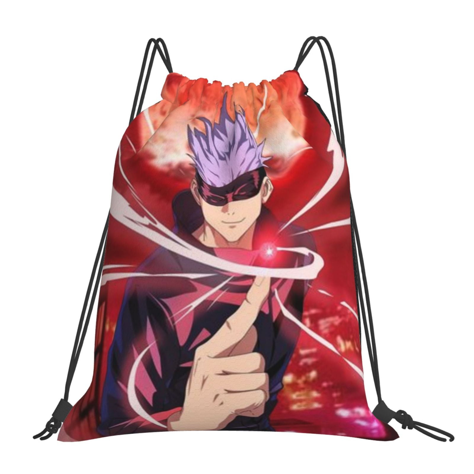 Jujutsu Kaisen Satoru Gojo Drawstring Backpack Sport Gym Bag For Yoga ...