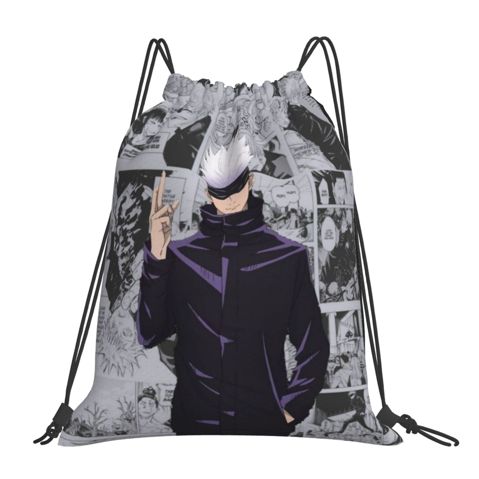 Jujutsu Kaisen Satoru Gojo Drawstring Backpack Sport Gym Bag For Yoga ...