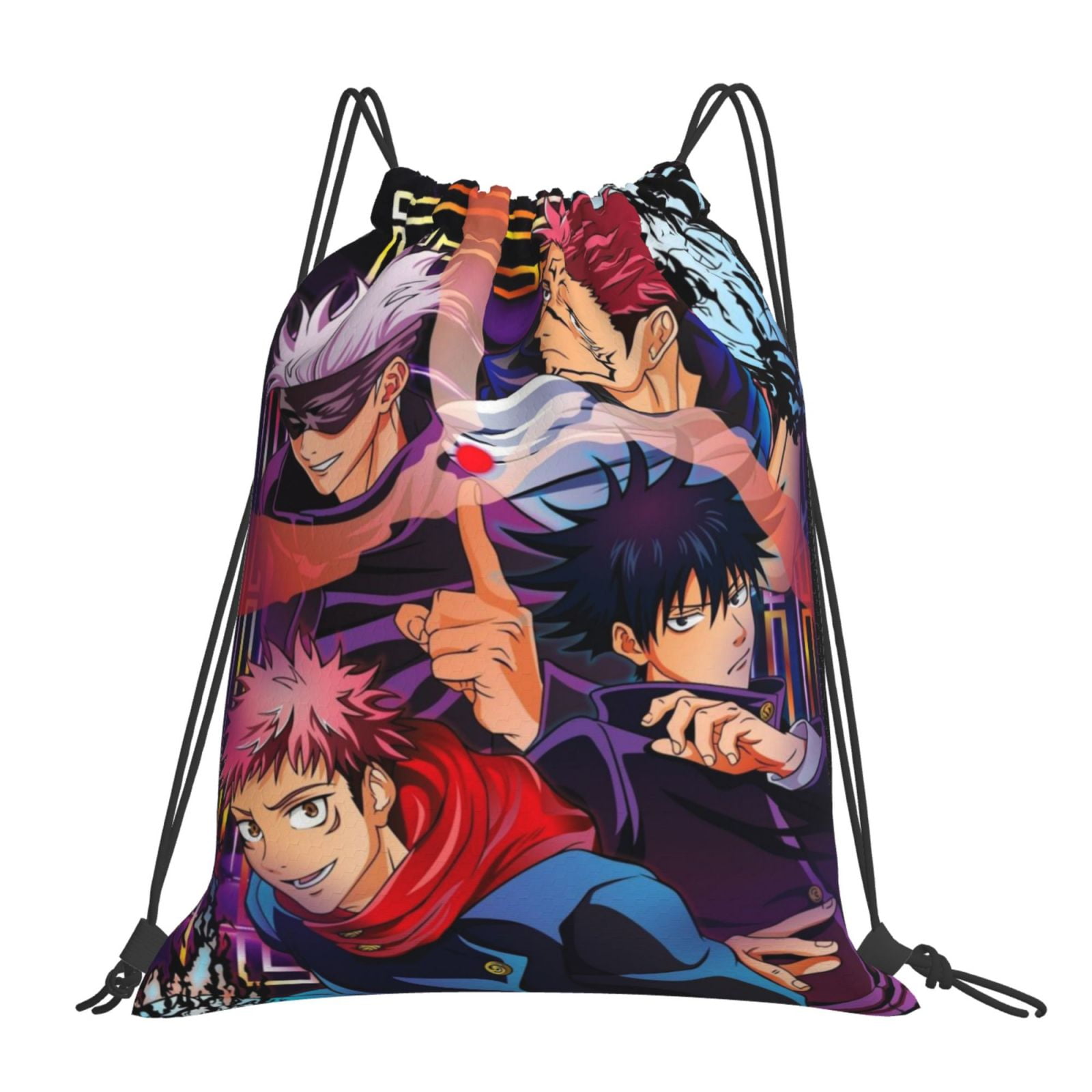 Jujutsu Kaisen Satoru Gojo Drawstring Backpack Sport Gym Bag For Yoga ...