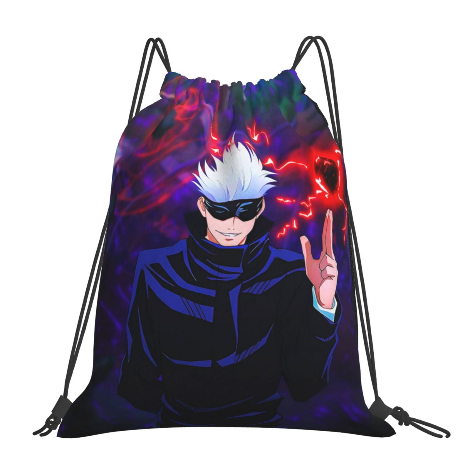 Jujutsu Kaisen Satoru Gojo Drawstring Backpack Sport Gym Bag For Yoga ...