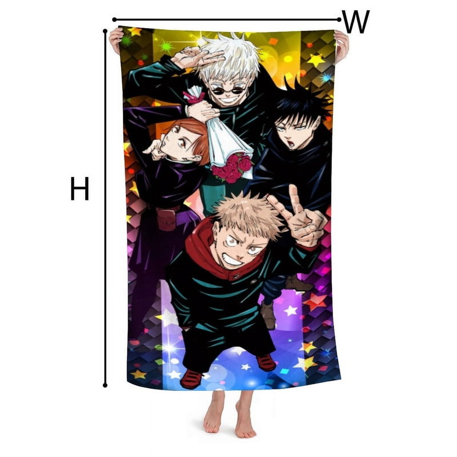 Jujutsu Kaisen Satoru Gojo Geto Suguru Anime Gifts Beach Towel for ...