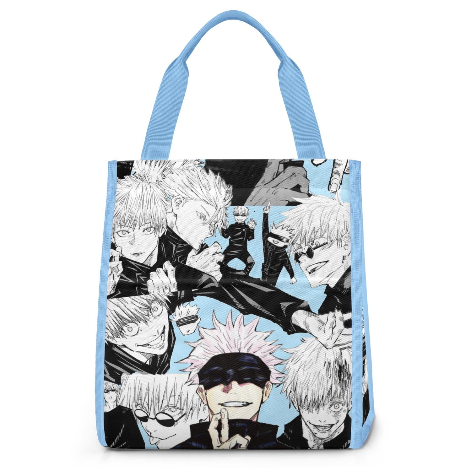 Jujutsu Kaisen Satoru Gojo Insulated Lunch Bag with Inner Pocket - Durable Nylon & Thermal ...
