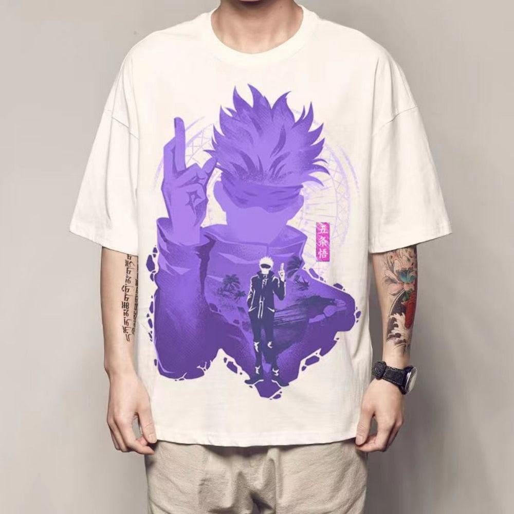 Jujutsu Kaisen Satoru Gojo Invincible Graphic T-Shirt_1 - Walmart.com