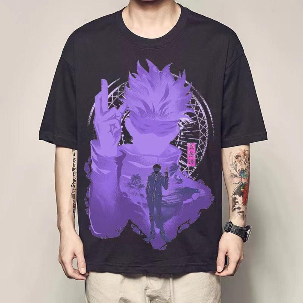 Jujutsu Kaisen Satoru Gojo Invincible Graphic T-Shirt_2 - Walmart.com