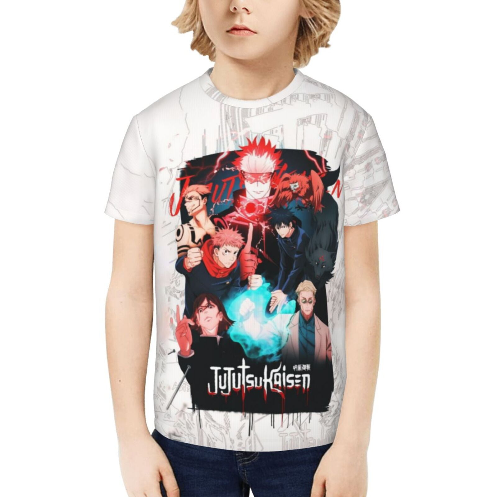 Jujutsu Kaisen Satoru Gojo Kids T-Shirt 3d Printed Graphic T-Shirts ...