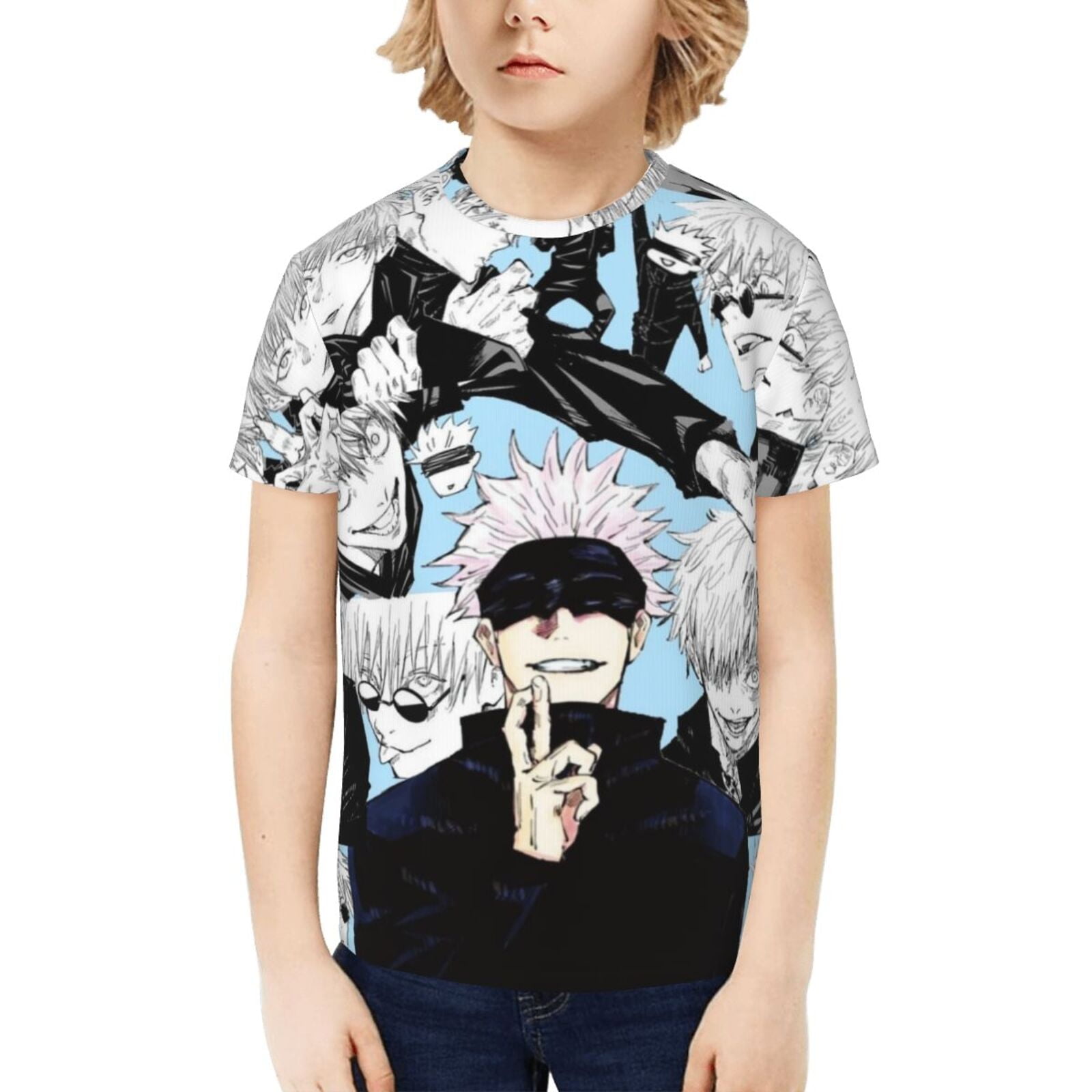 Jujutsu Kaisen Satoru Gojo Kids T-Shirt 3d Printed Graphic T-Shirts ...