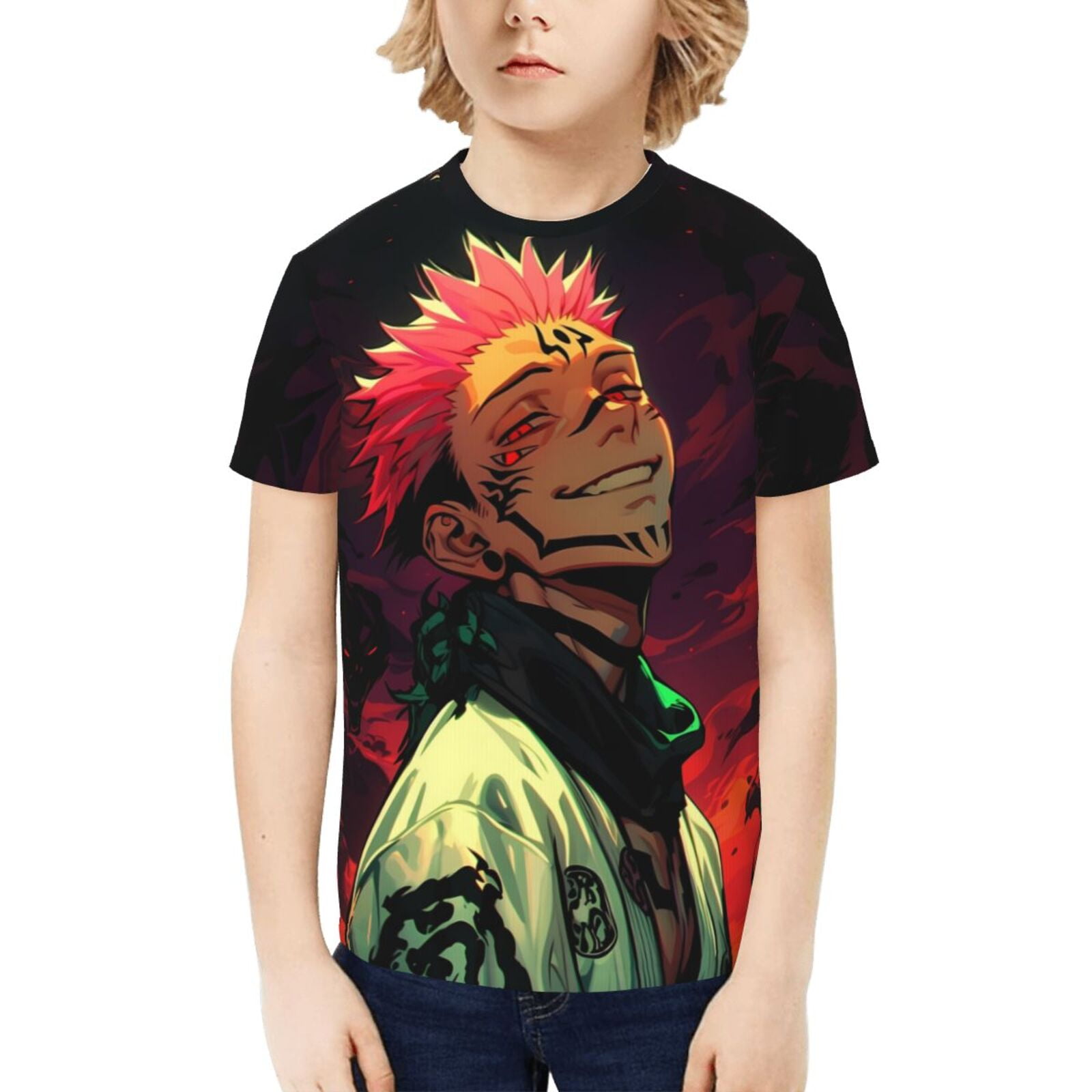 Jujutsu Kaisen Satoru Gojo Kids T-Shirt 3d Printed Graphic T-Shirts ...