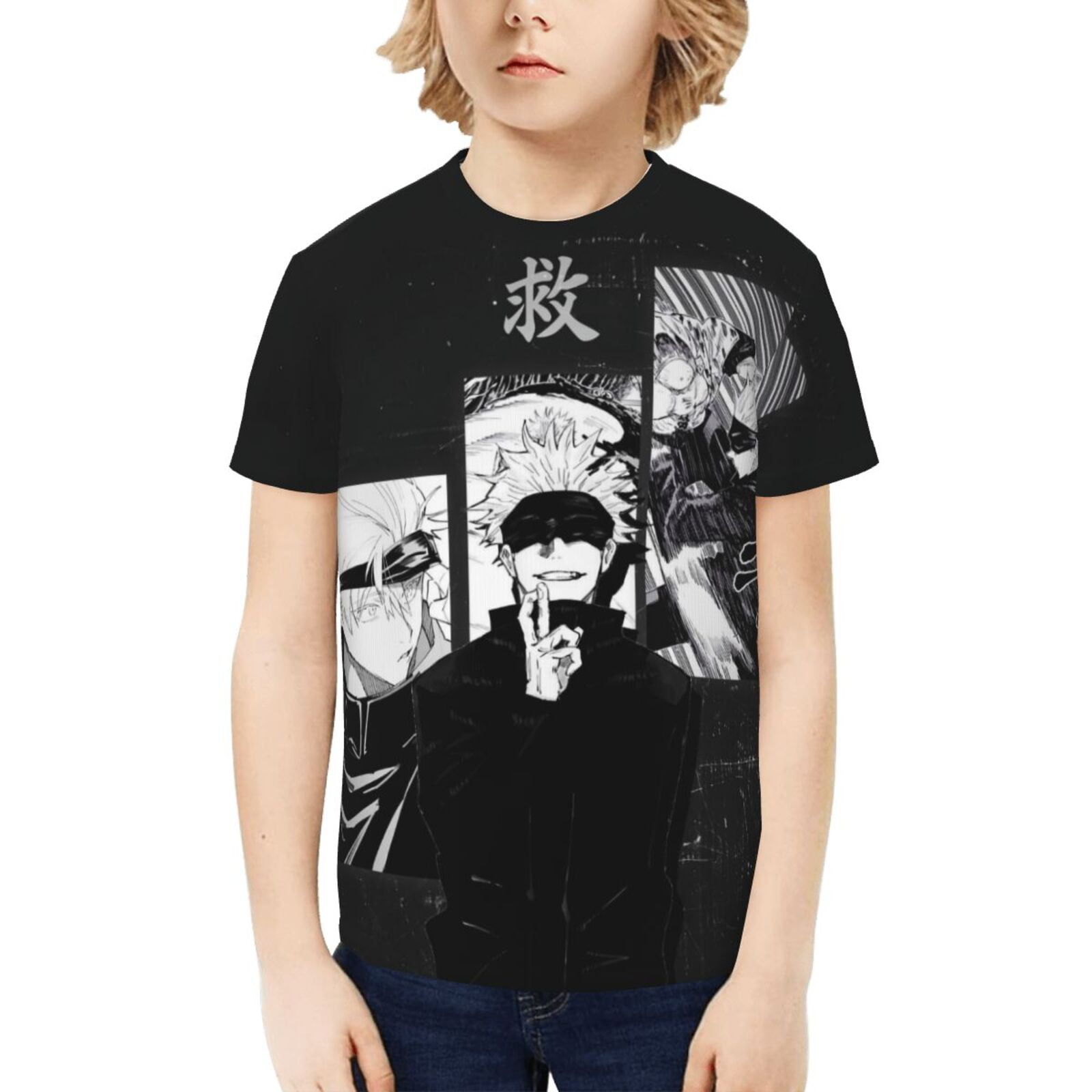 Jujutsu Kaisen Satoru Gojo Kids T-Shirt 3d Printed Graphic T-Shirts ...
