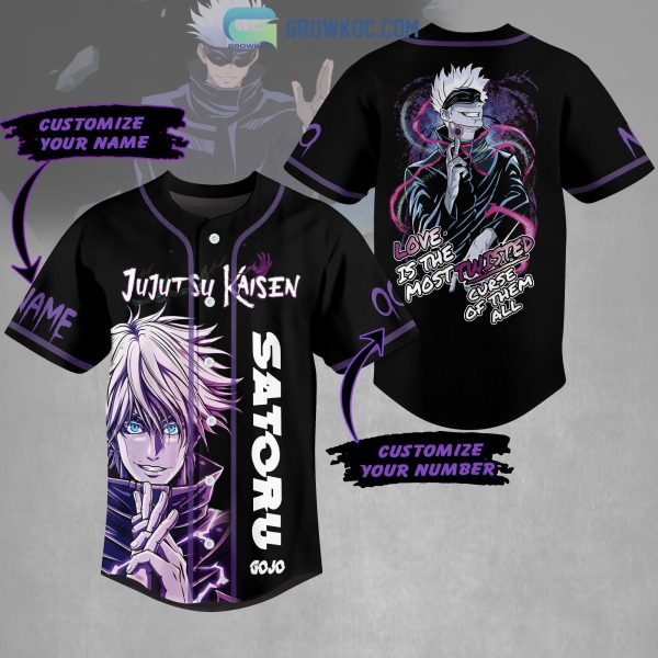 Jujutsu Kaisen Satoru Gojo Personalized Baseball Jersey - Walmart.com