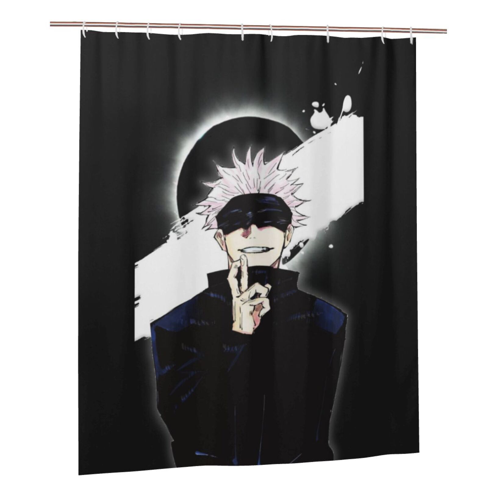 Jujutsu Kaisen Satoru Gojo Shower Curtain Waterproof Bathroom Curtain ...