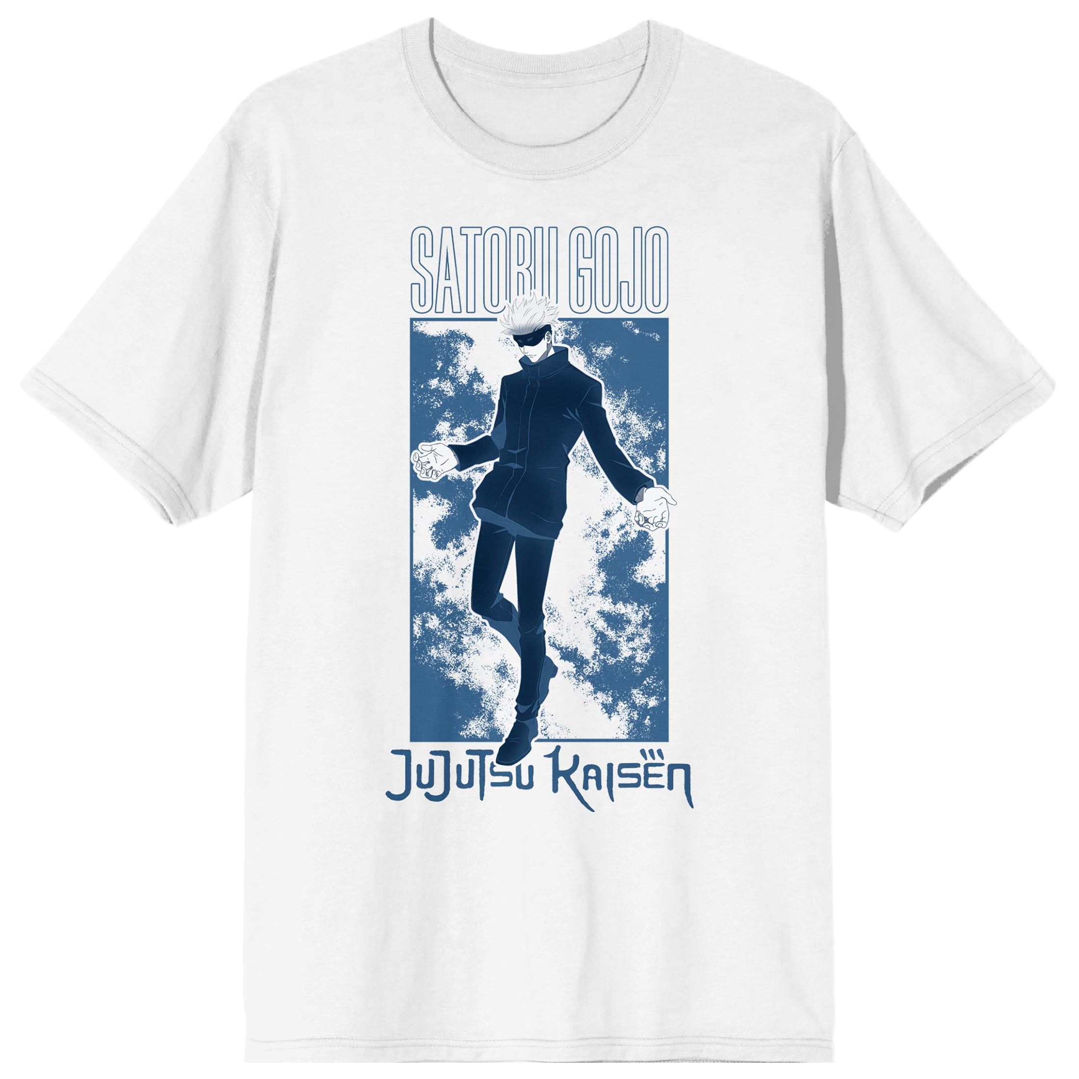 Jujutsu Kaisen Satoru Gojo Strongest Sorcerer Men's White Short Sleeve ...