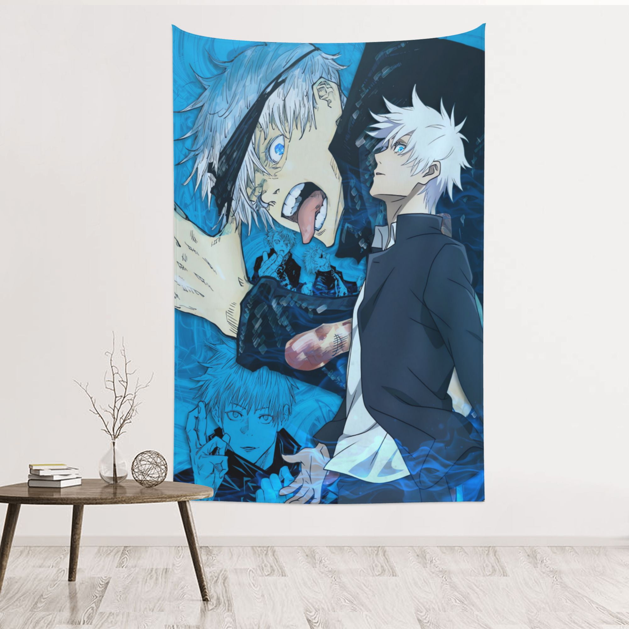 Jujutsu Kaisen Satoru Gojo Tapestry Wall Hanging Aesthetic Tapestries ...