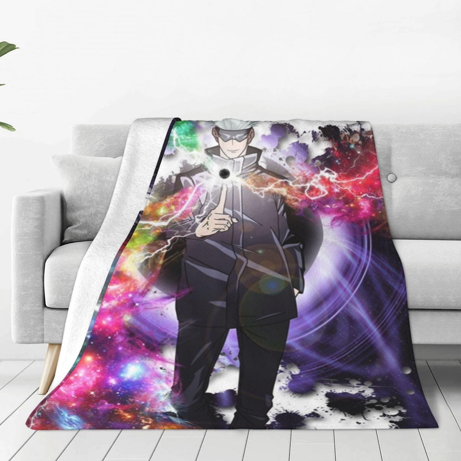 Jujutsu Kaisen Satoru Gojo Throw Blanket Couch Bed Sofa Soft ...