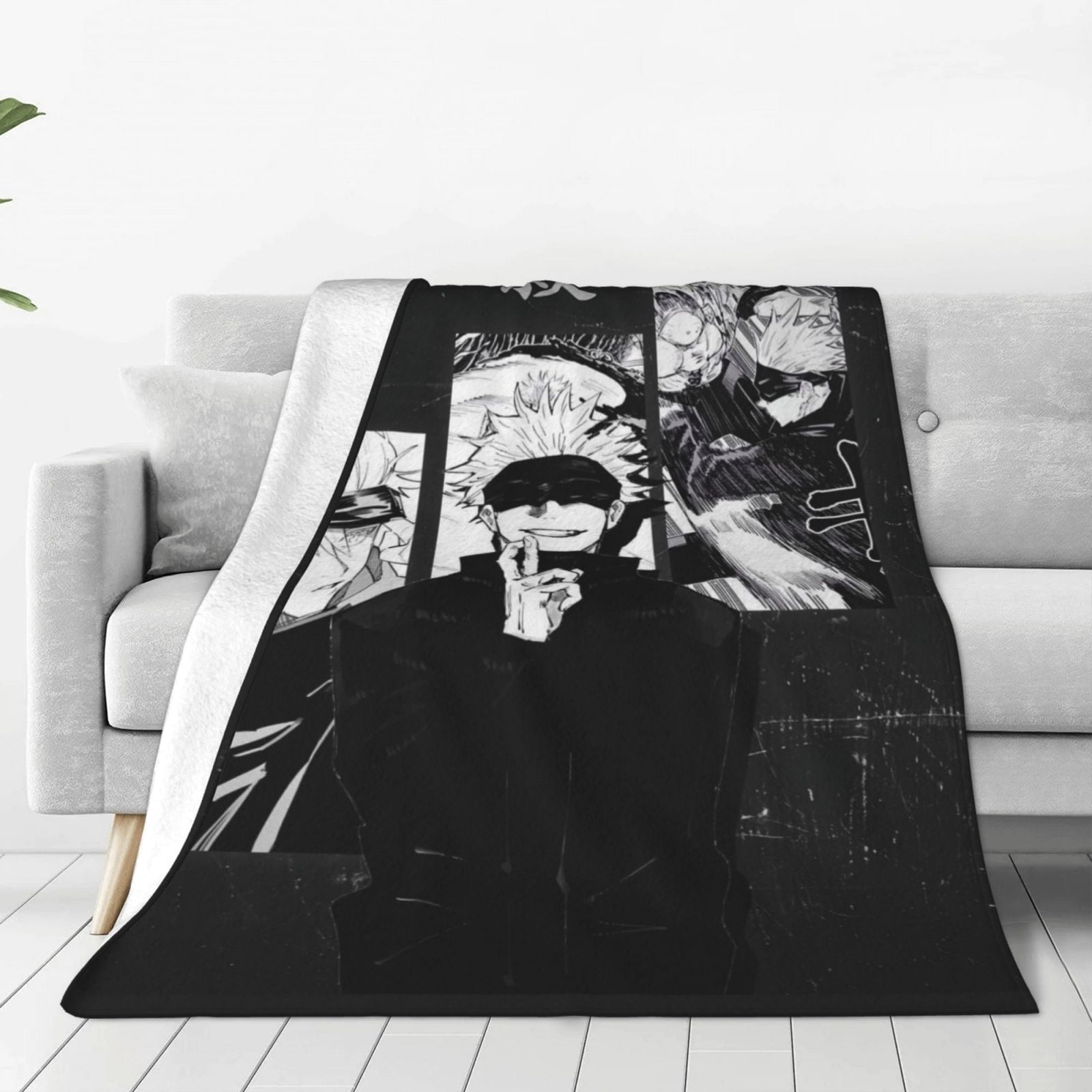 Jujutsu Kaisen Satoru Gojo Throw Blanket Couch Bed Sofa Soft ...