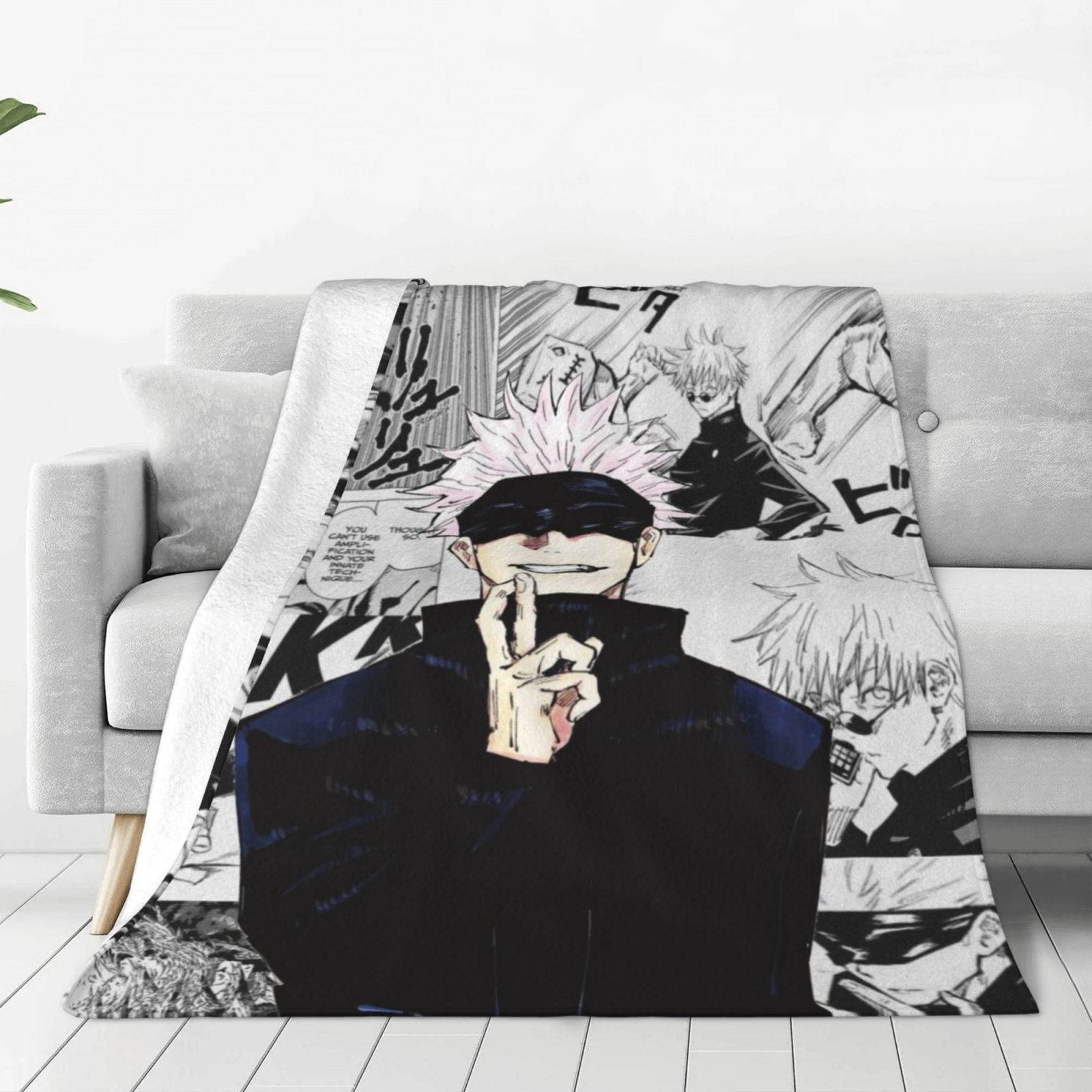 Jujutsu Kaisen Satoru Gojo Throw Blanket Couch Bed Sofa Soft ...