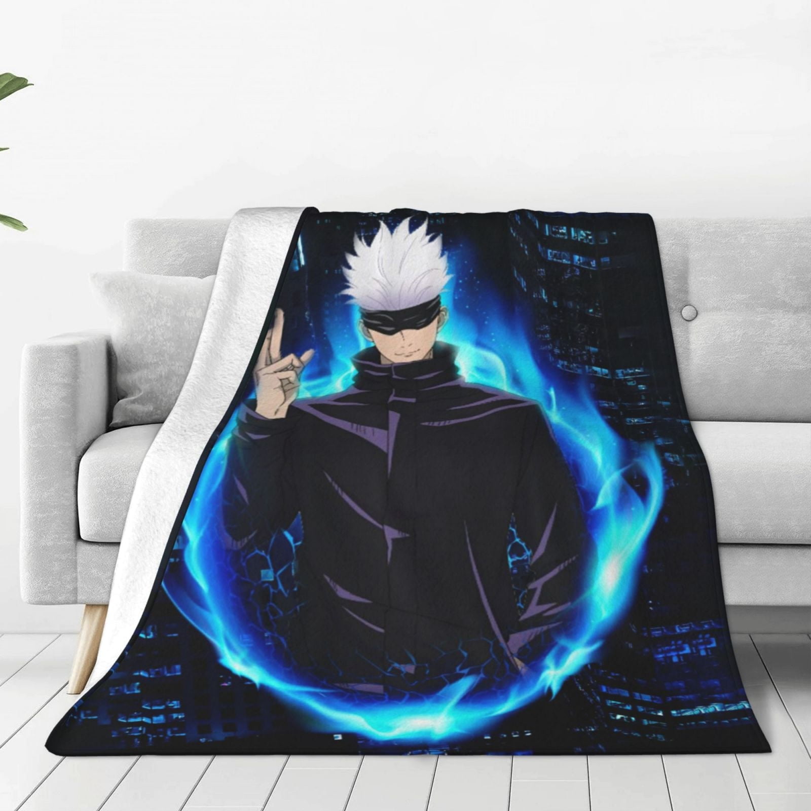 Jujutsu Kaisen Satoru Gojo Throw Blanket Couch Bed Sofa Soft ...