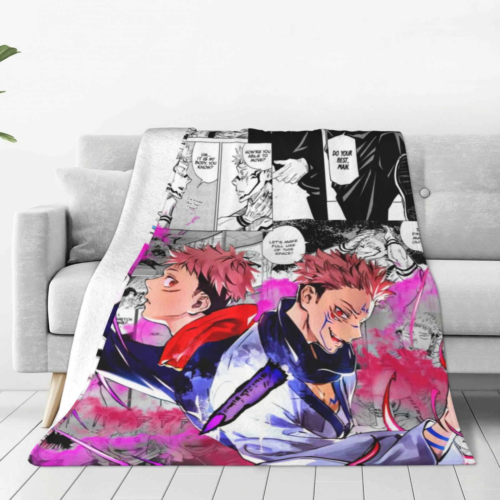 Jujutsu Kaisen Satoru Gojo Throw Blanket Couch Bed Sofa Soft ...