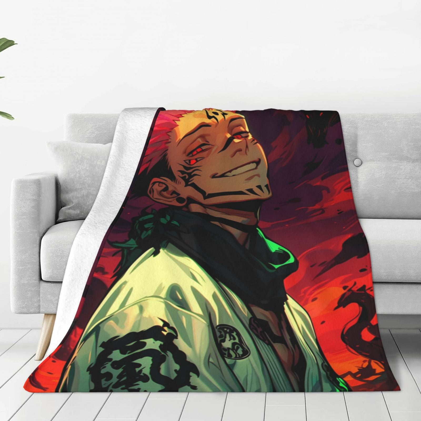 Jujutsu Kaisen Satoru Gojo Throw Blanket Couch Bed Sofa Soft ...