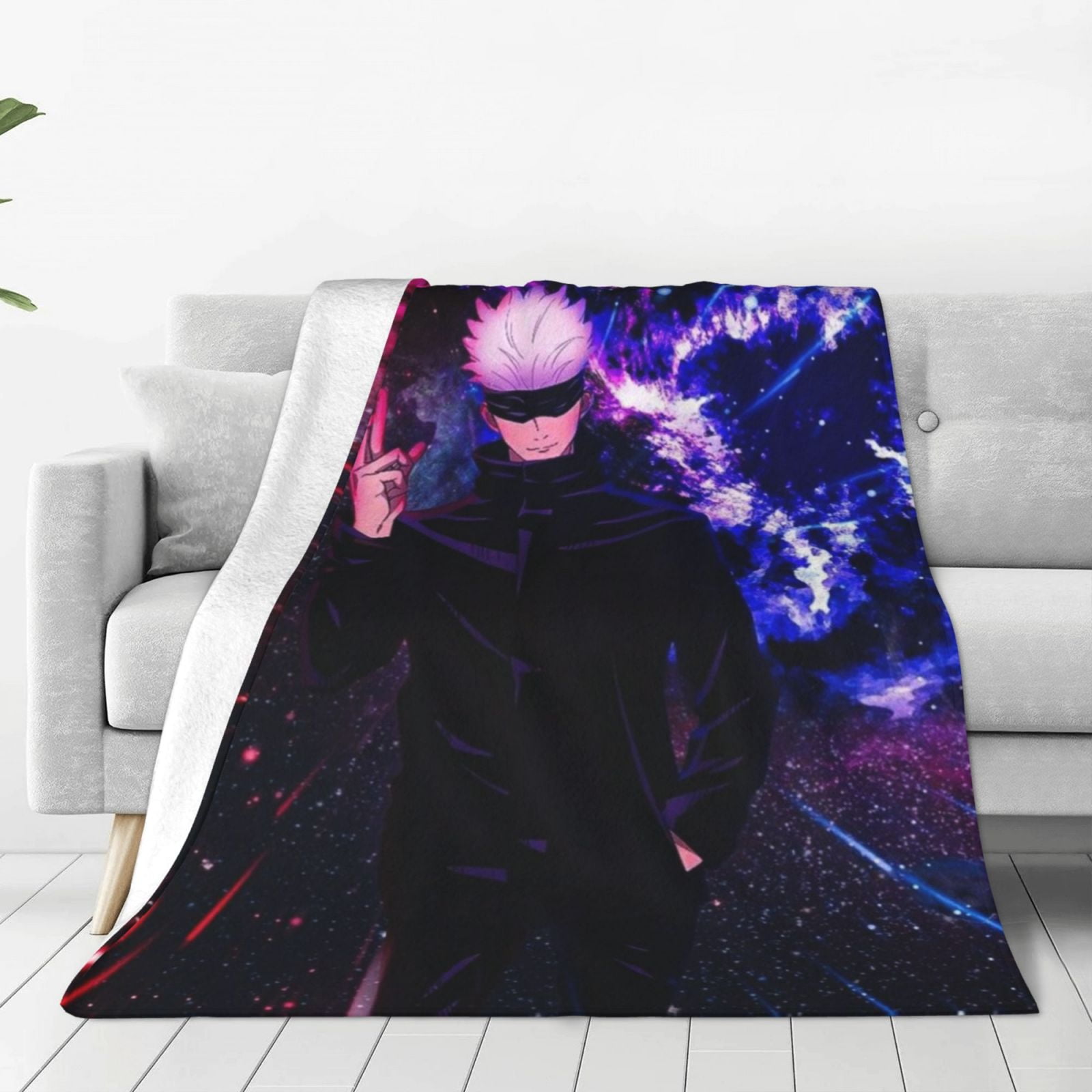 Jujutsu Kaisen Satoru Gojo Throw Blanket Couch Bed Sofa Soft ...