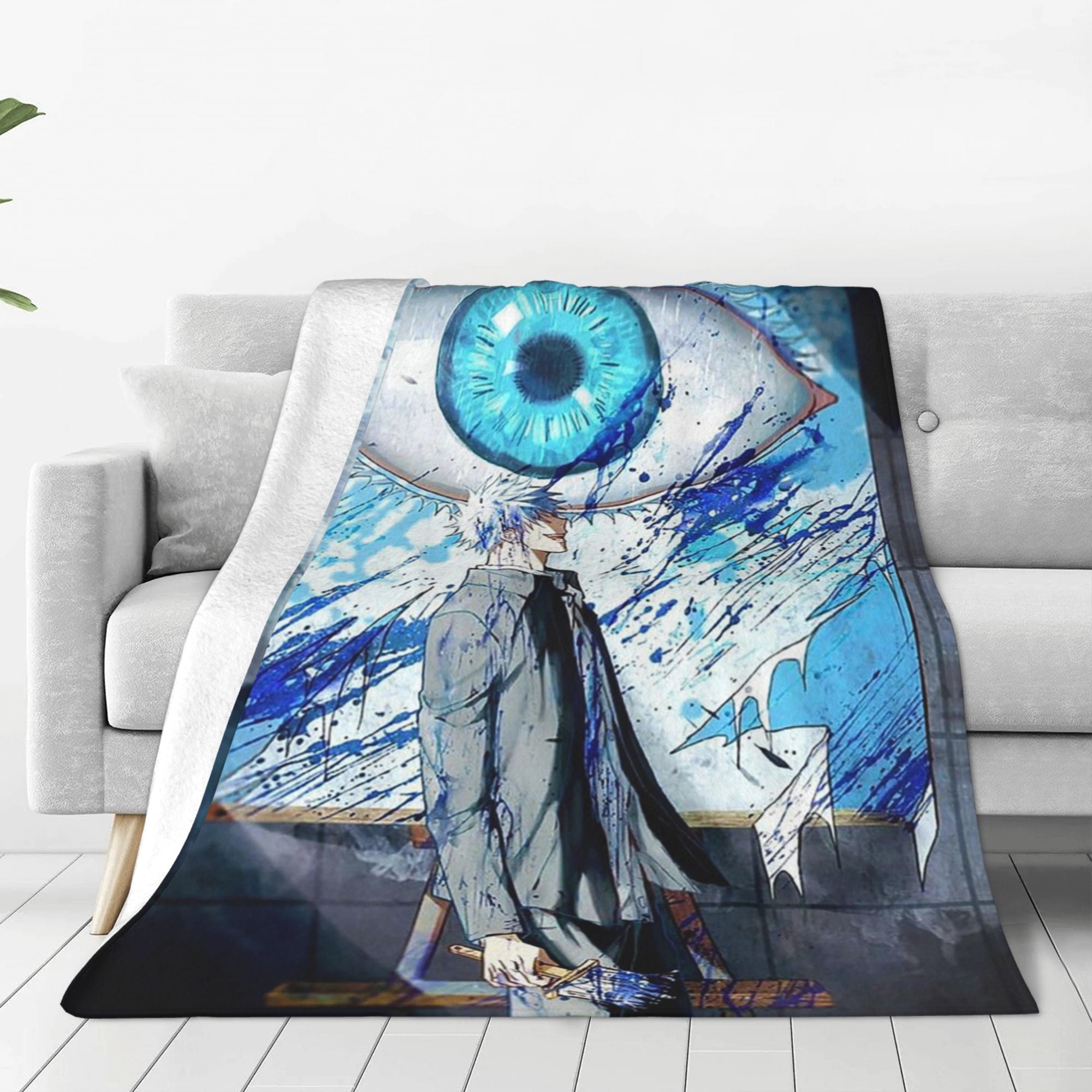 Jujutsu Kaisen Satoru Gojo Throw Blanket Super Soft Blankets Decor ...