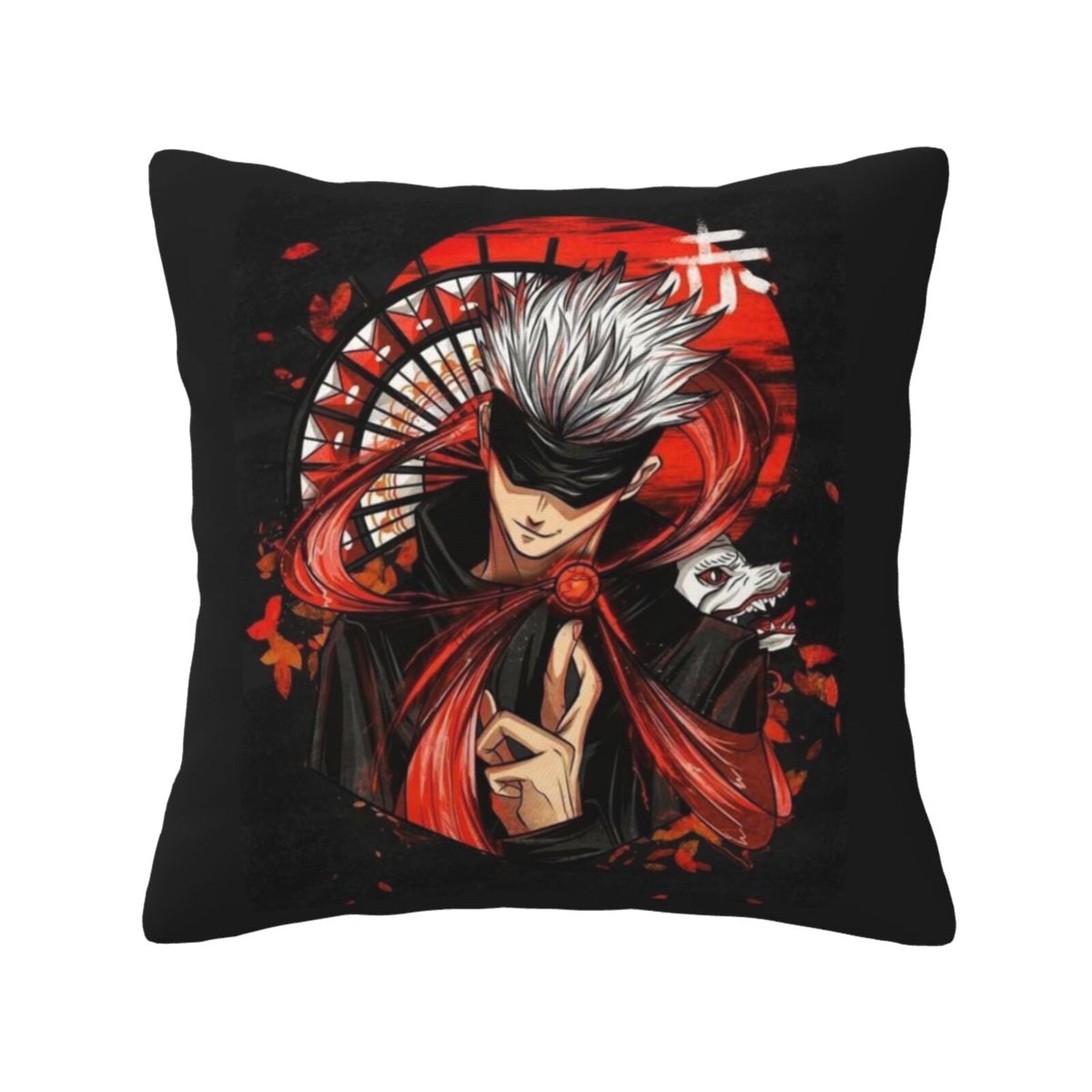 Jujutsu Kaisen Satoru Gojo Throw Pillow Covers Cases Cushion Cover ...
