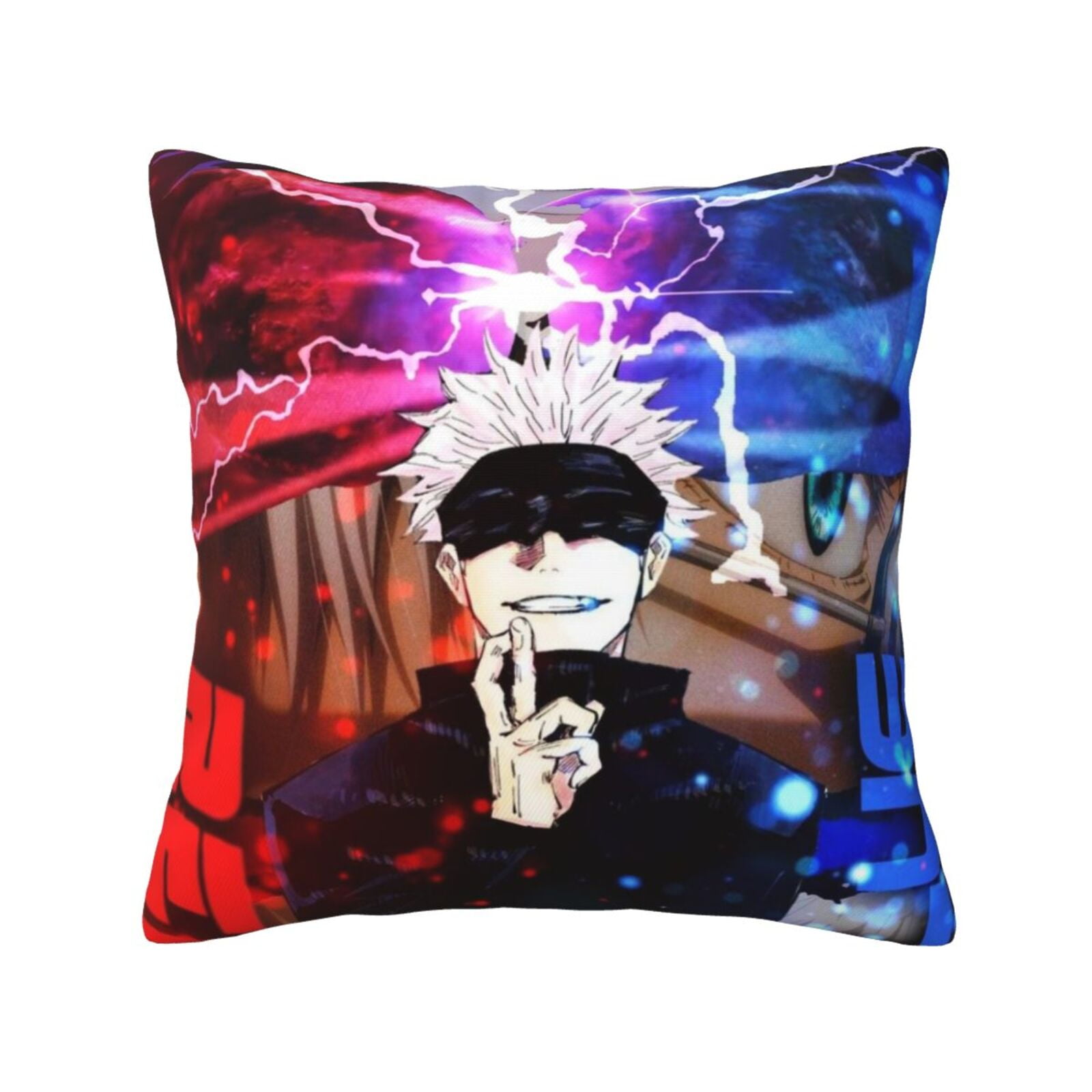 Jujutsu Kaisen Satoru Gojo Throw Pillow Covers Cases Cushion Cover ...