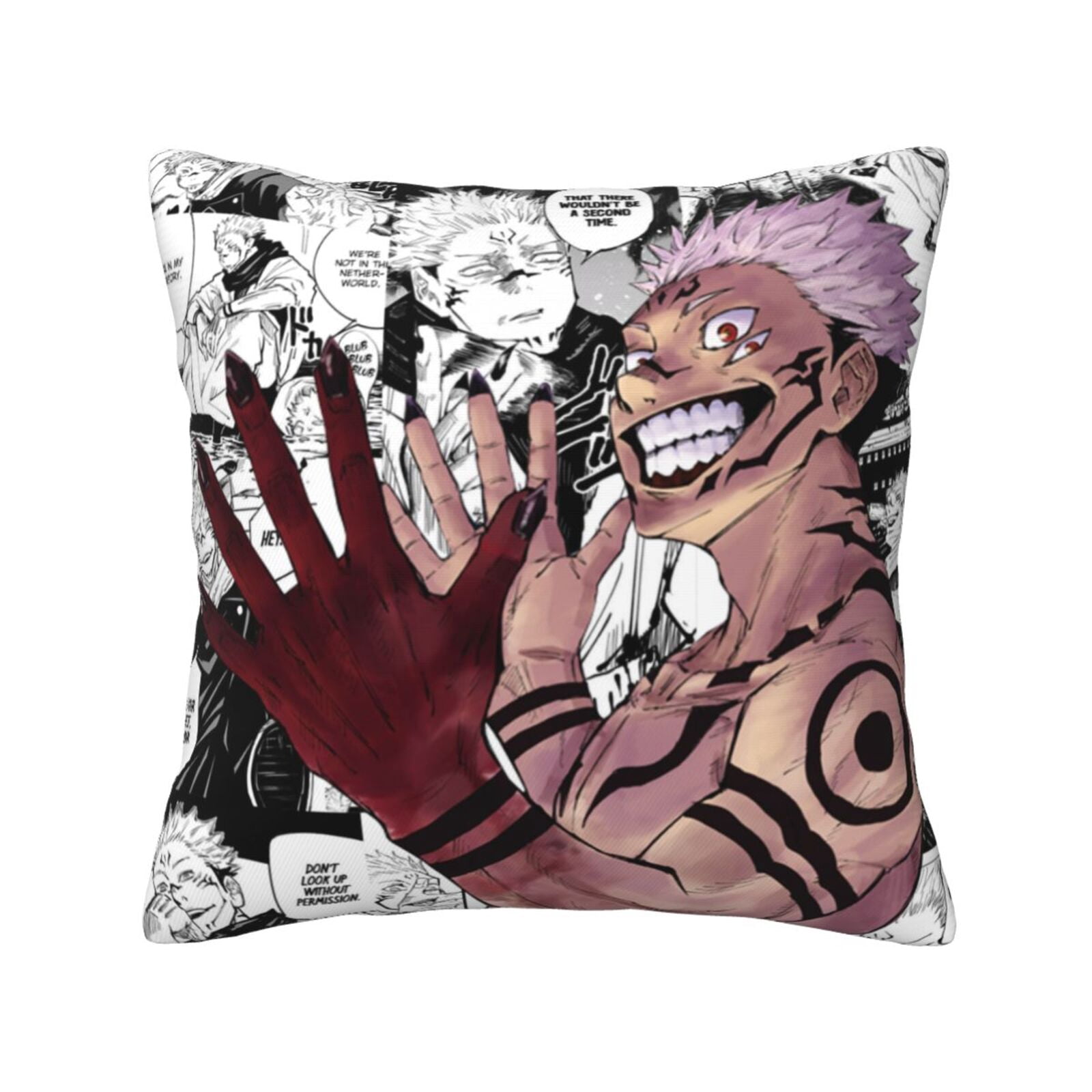 Jujutsu Kaisen Satoru Gojo Throw Pillow Covers Cases Cushion Cover ...