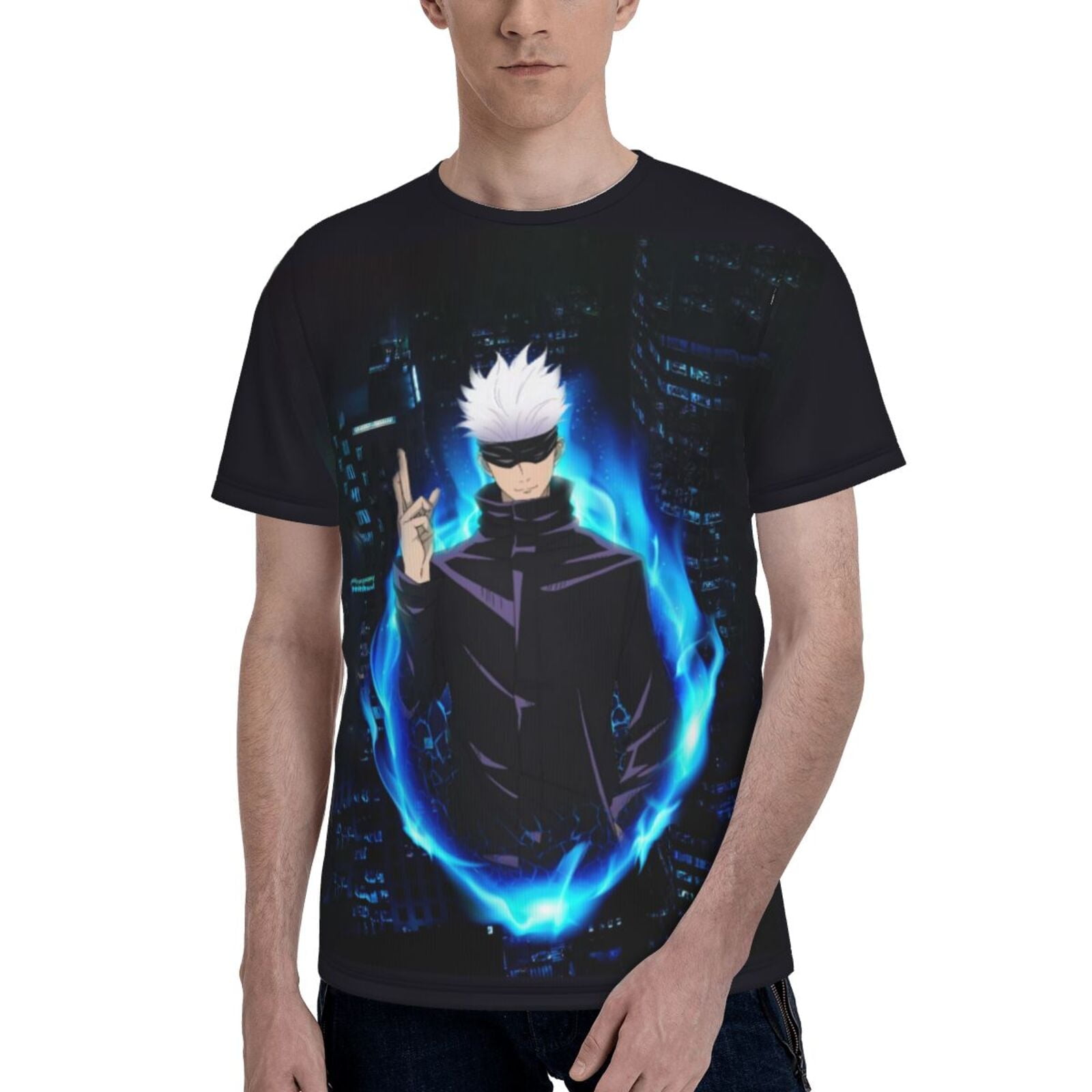 Jujutsu Kaisen Satoru Gojo Unisex 3d Pattern Printed Short Sleeve T ...