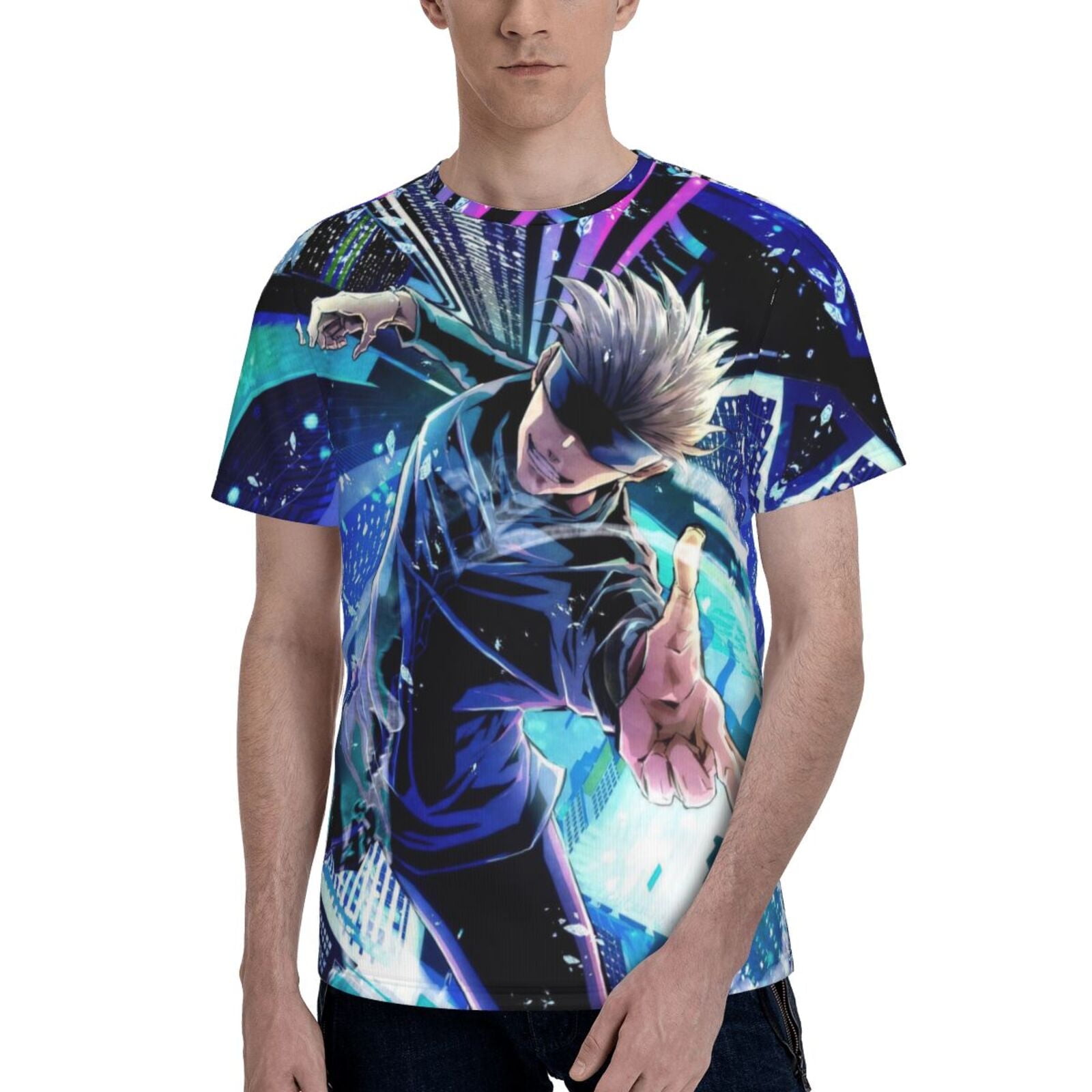 Jujutsu Kaisen Satoru Gojo Unisex 3d Pattern Printed Short Sleeve T ...