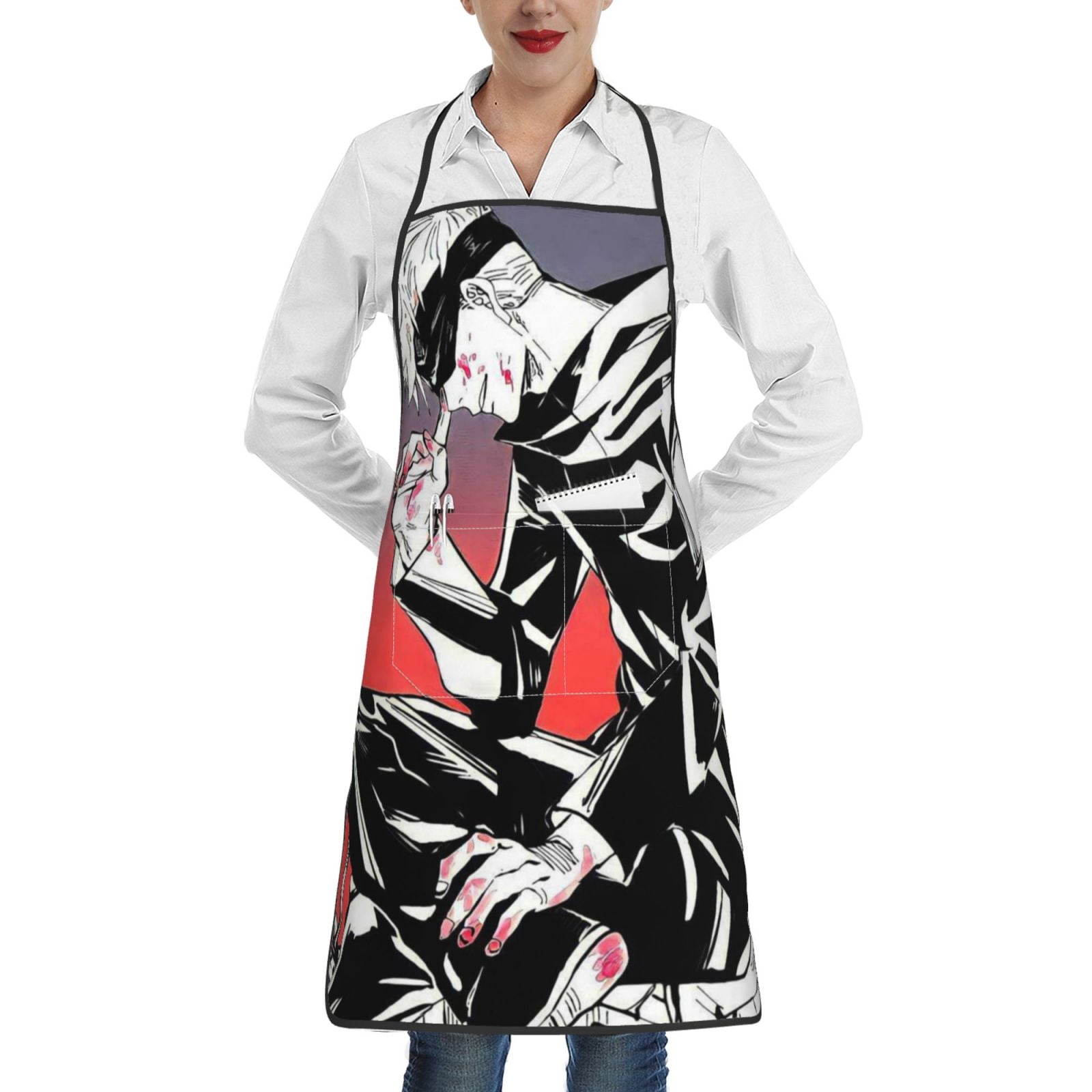 Jujutsu Kaisen Satoru Waterproof Apron Home Decor Kitchen Fashion Apron ...