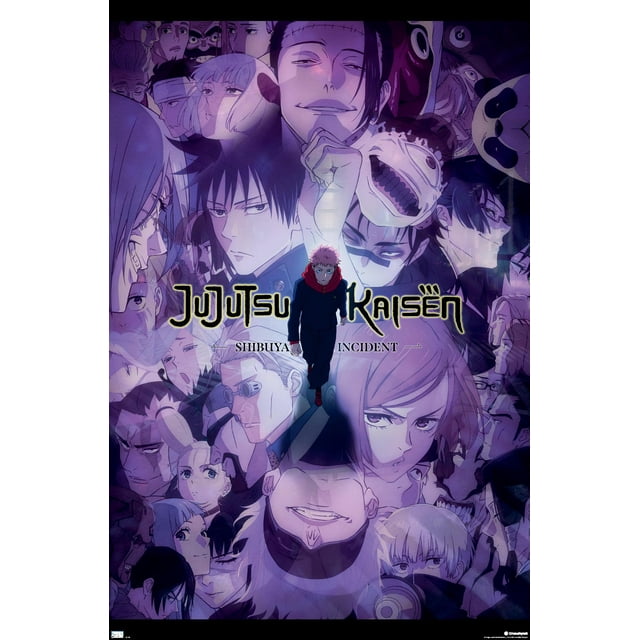 Jujutsu Kaisen: Season 2 - Shibuya Incident Key Art Wall Poster, 22.375" x 34" - Walmart.com