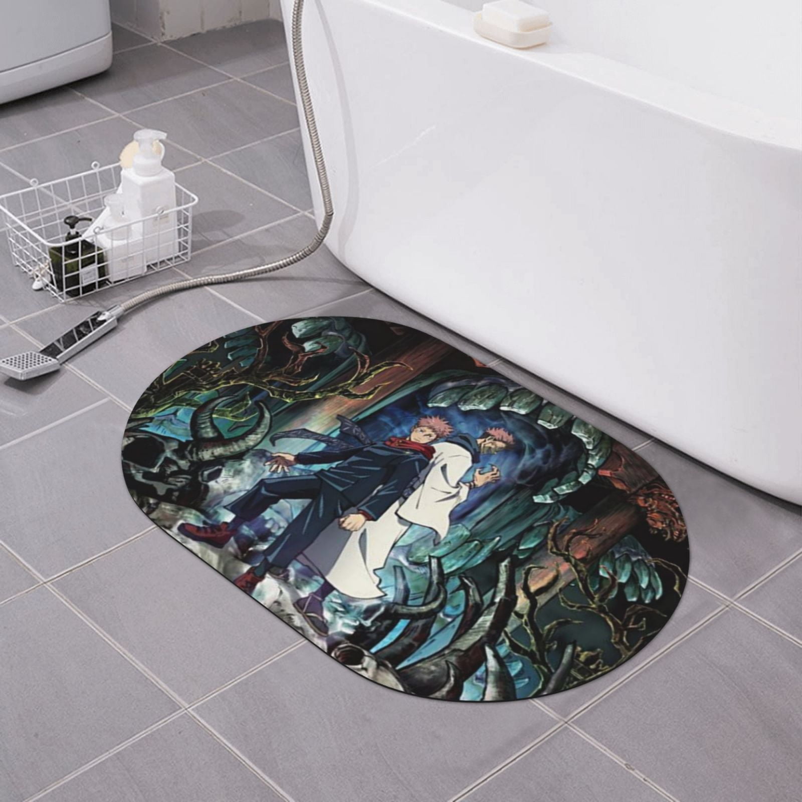Jujutsu Kaisen Season Diatom Mud Mat Soft Super Absorbent Bath Mat Non ...