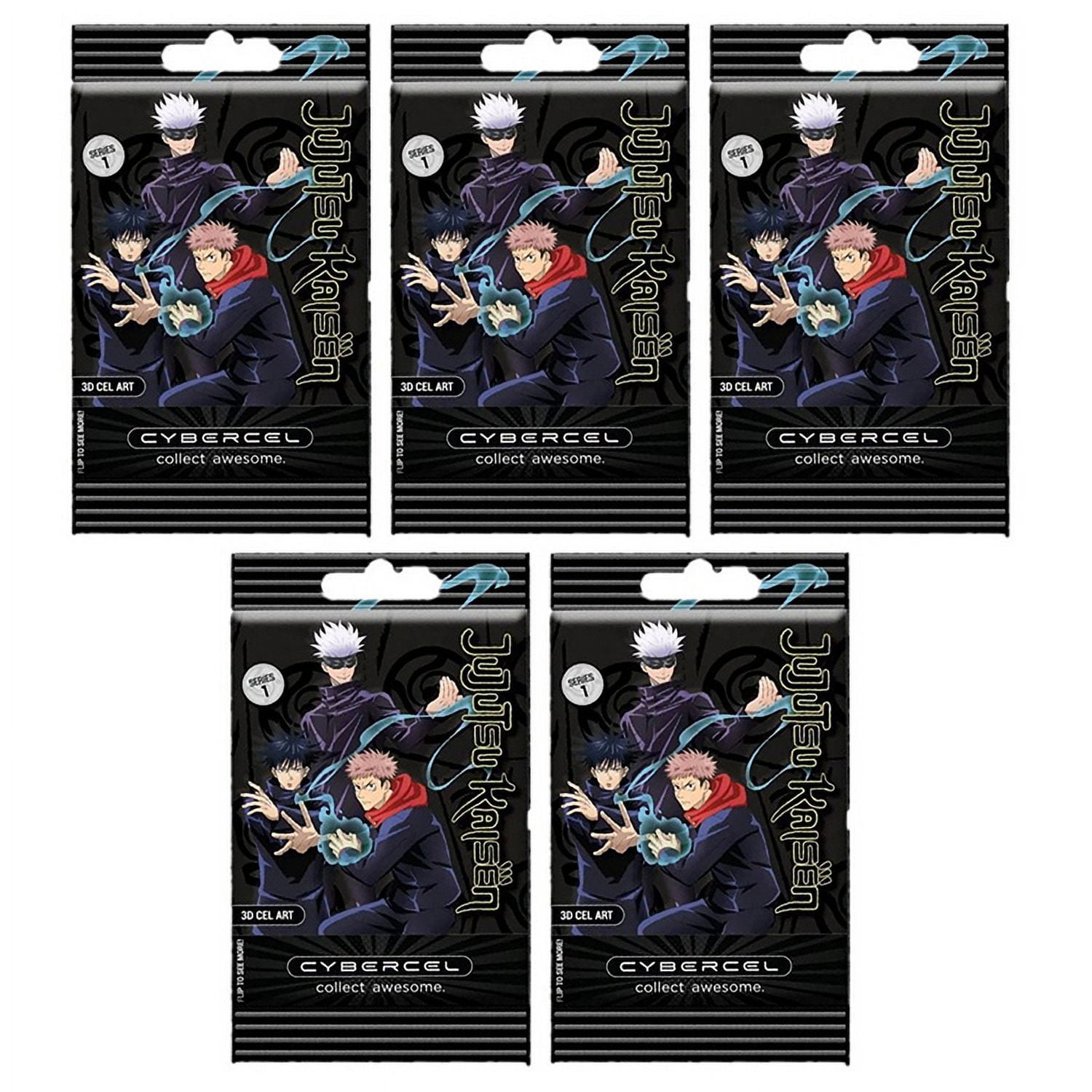 Bandai Jujutsu Kaisen Series 1 Cybercel 3D Cel Art Cards Booster Packs ...